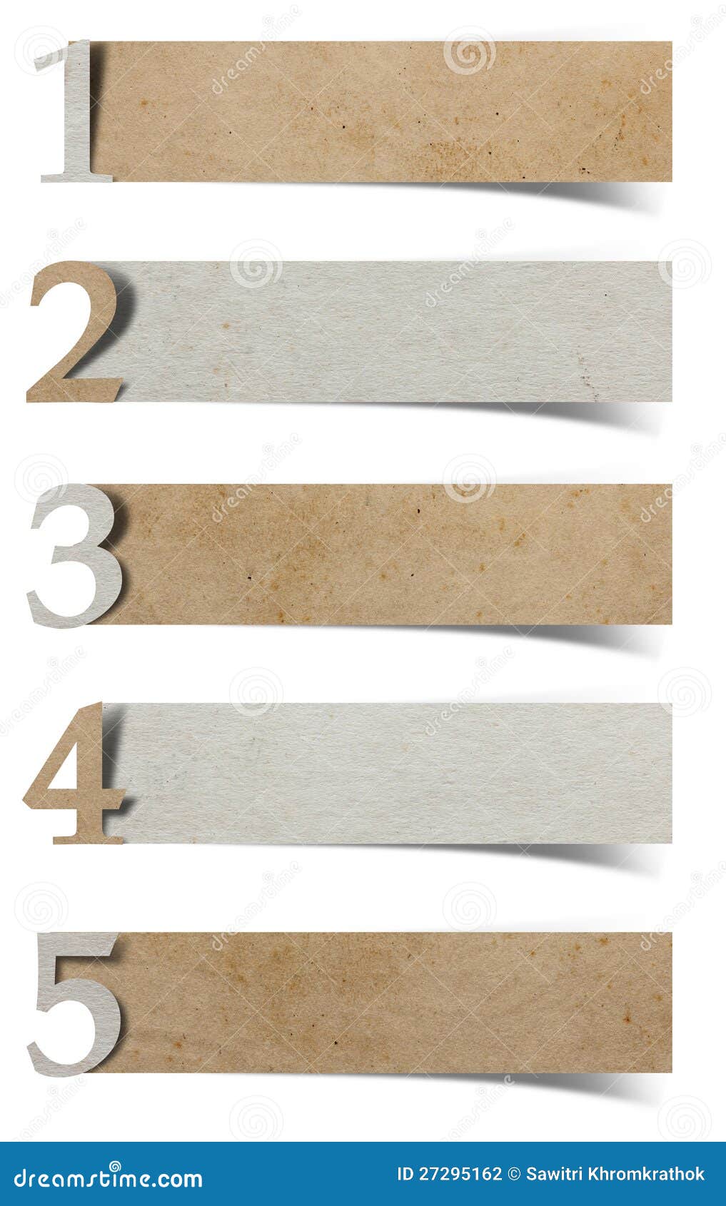 Alphabet Number Recycled Paper Craft Stock Photo - Image of post ...