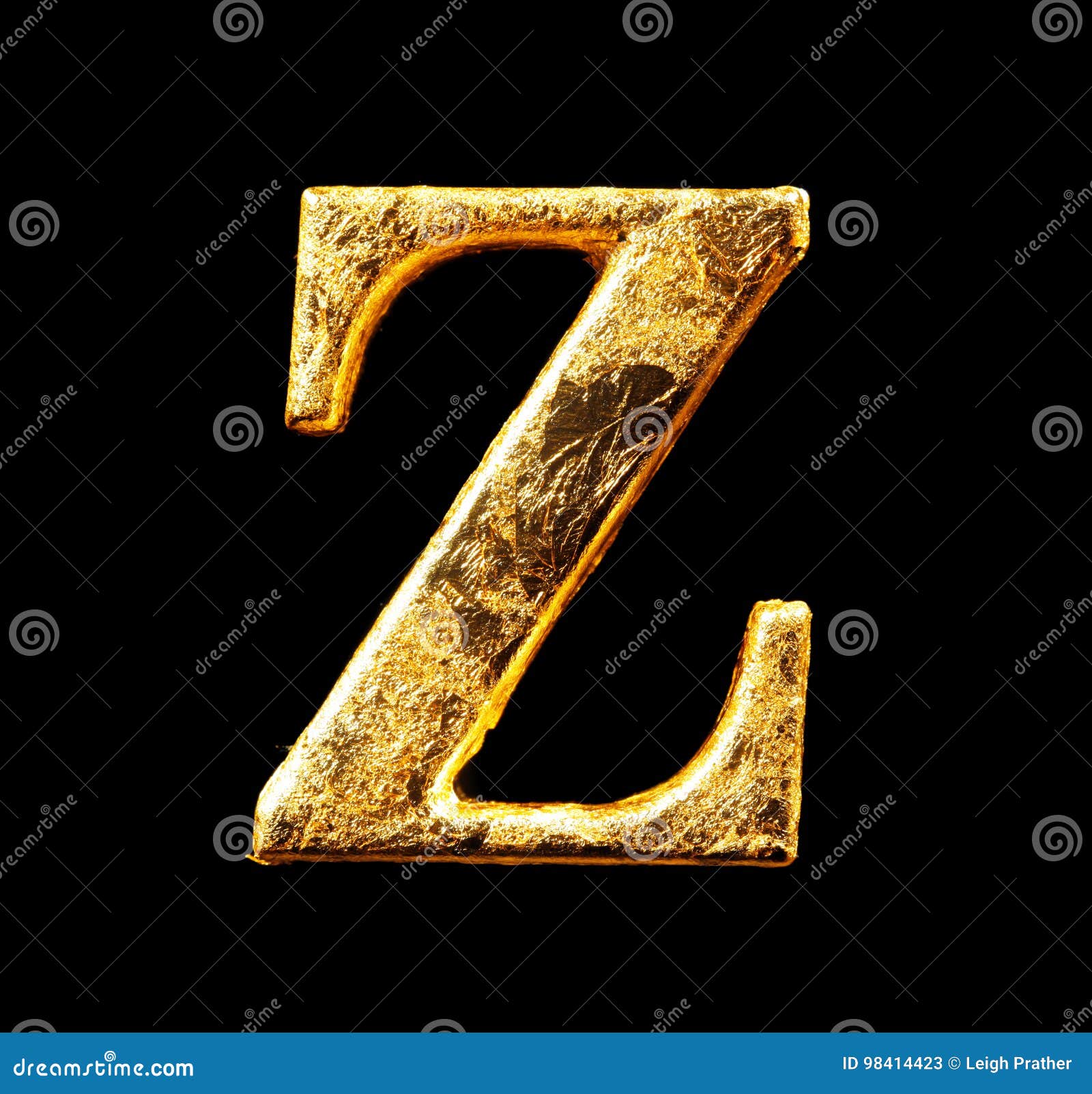 Alphabet and Numbers in Gold Leaf Stock Image - Image of alphabet ...