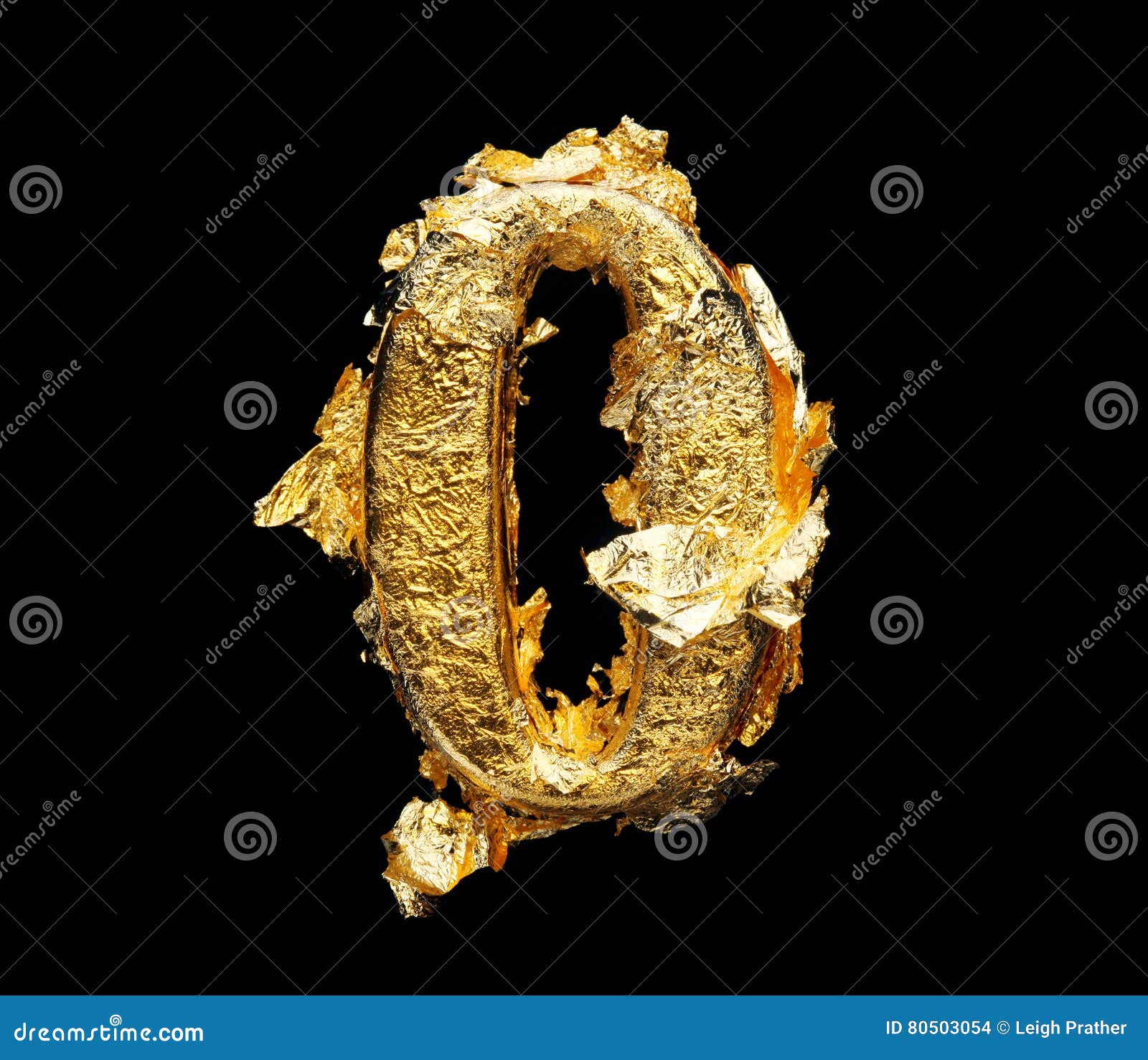 Alphabet and Numbers in Rough Gold Leaf Stock Photo - Image of luster ...