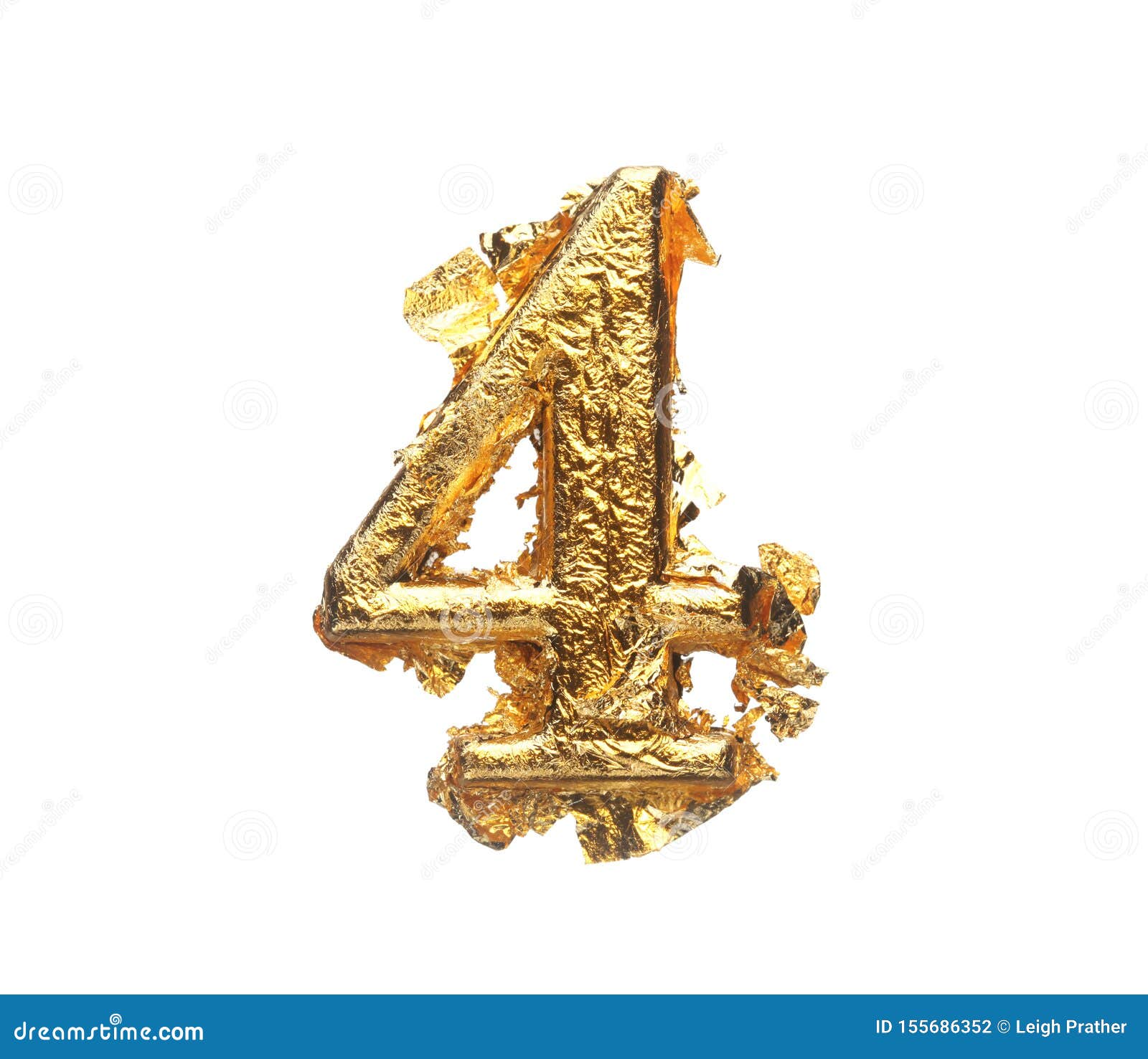 Alphabet and Numbers in Rough Gold Leaf Stock Photo - Image of gilded ...