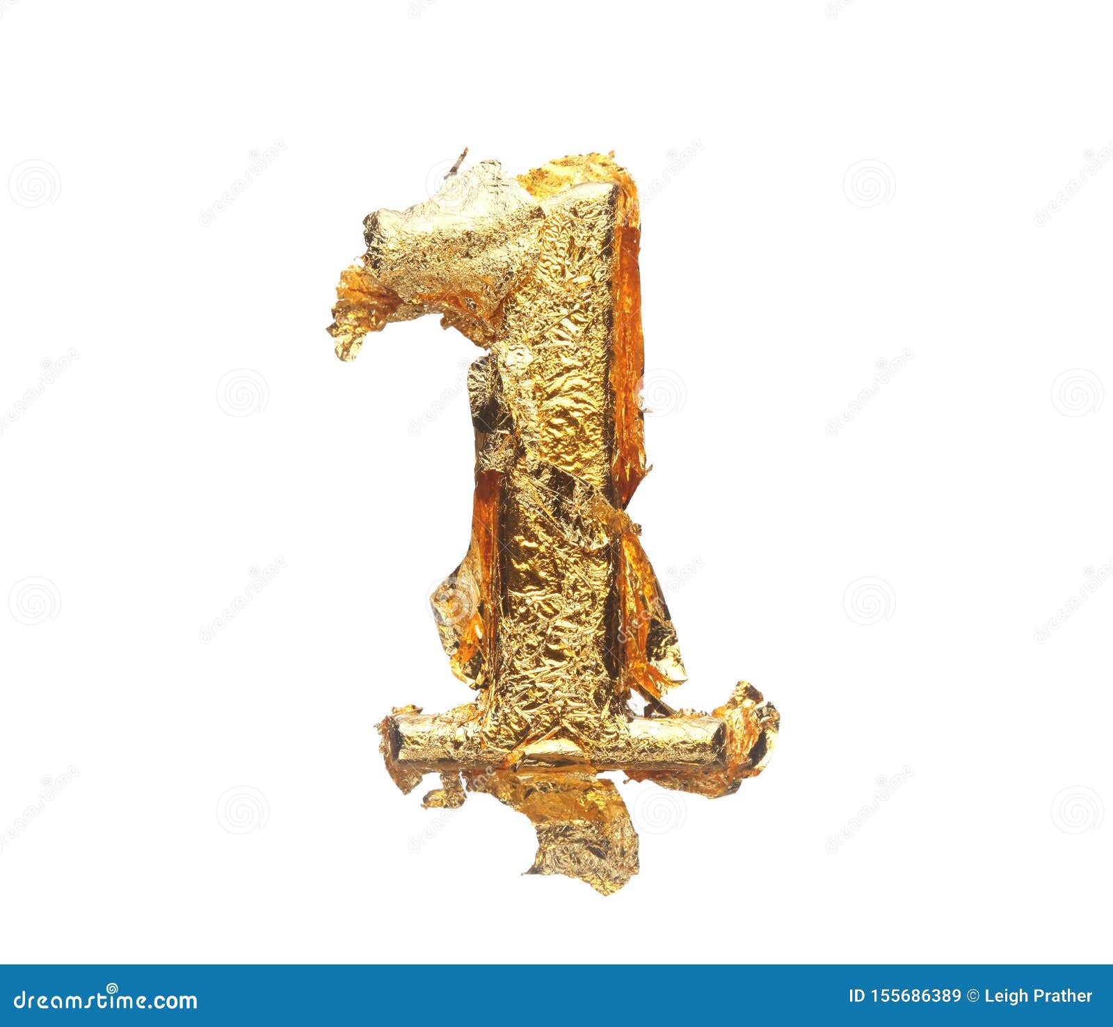 Alphabet and Numbers in Rough Gold Leaf Stock Image - Image of leaf ...