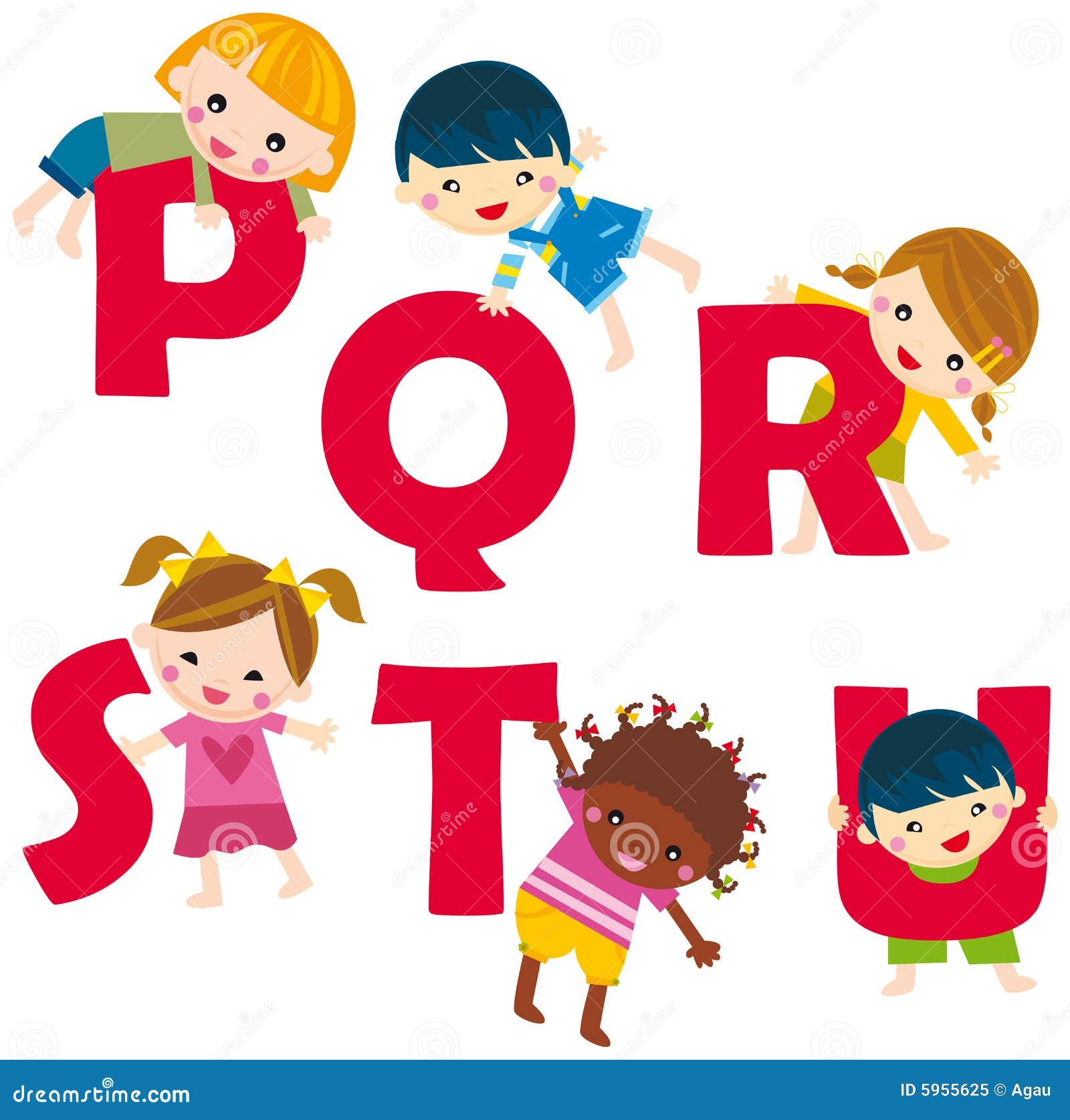 Alphabet P-U stock vector. Illustration of small, font - 5955625