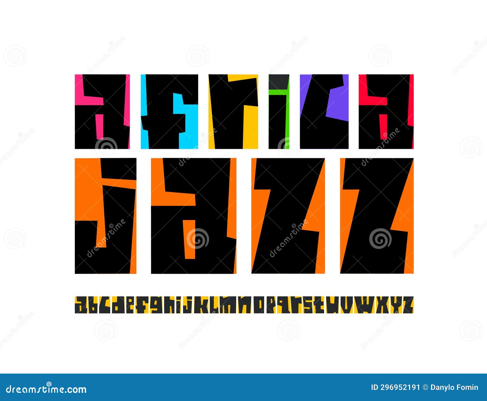 Alphabet Paper Cut Font, Cutout Lowercase Letters Stock Vector ...