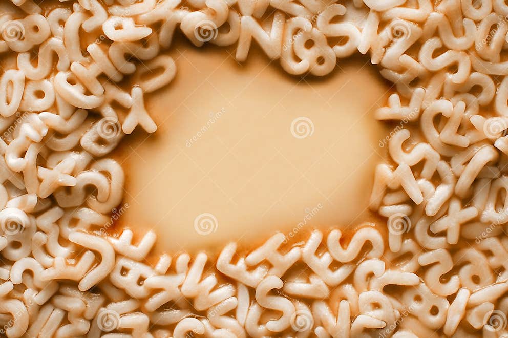 ALPHABET PASTA stock image. Image of regimen, diet, isolated - 7985053