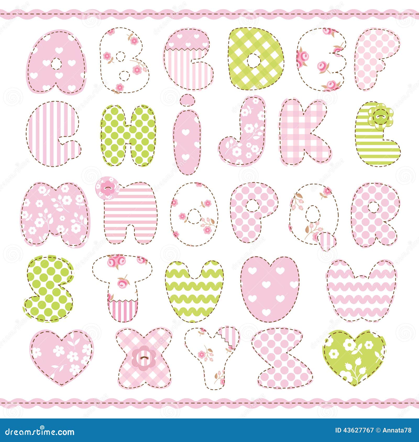 Alphabet stock vector. Illustration of isolated, floral - 43627767