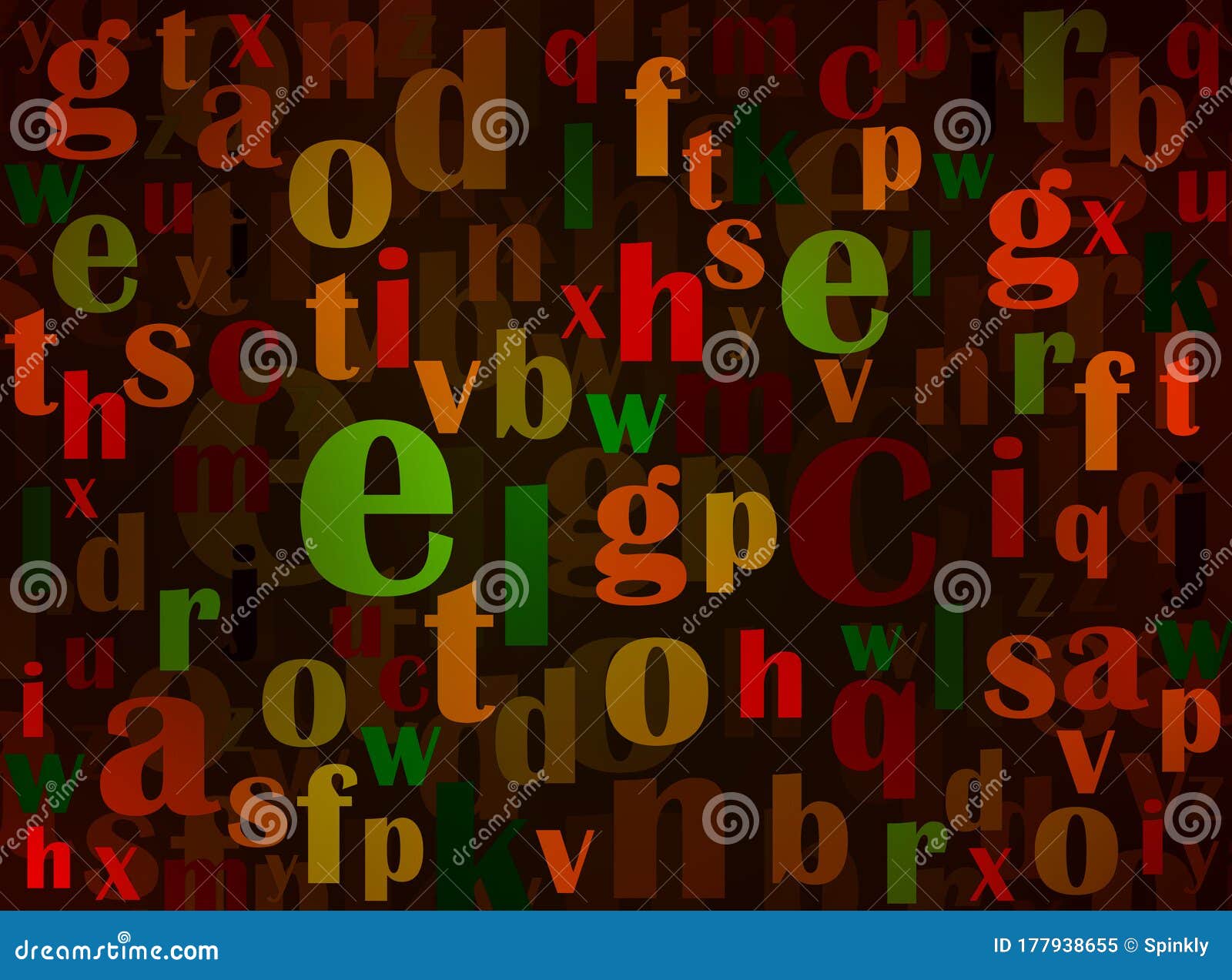 Alphabet Pattern Background Wallpaper Design Stock Illustration ...