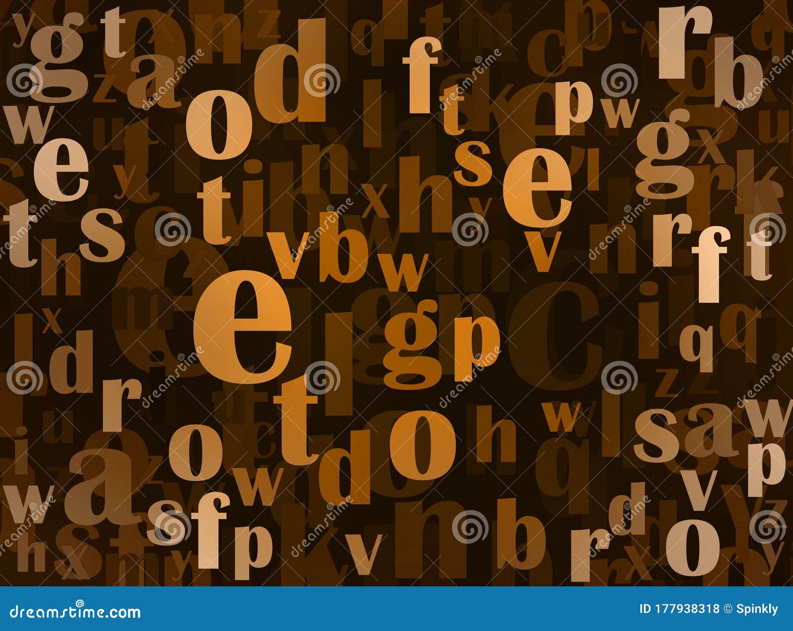 Alphabet Pattern Background Wallpaper Design Stock Illustration ...