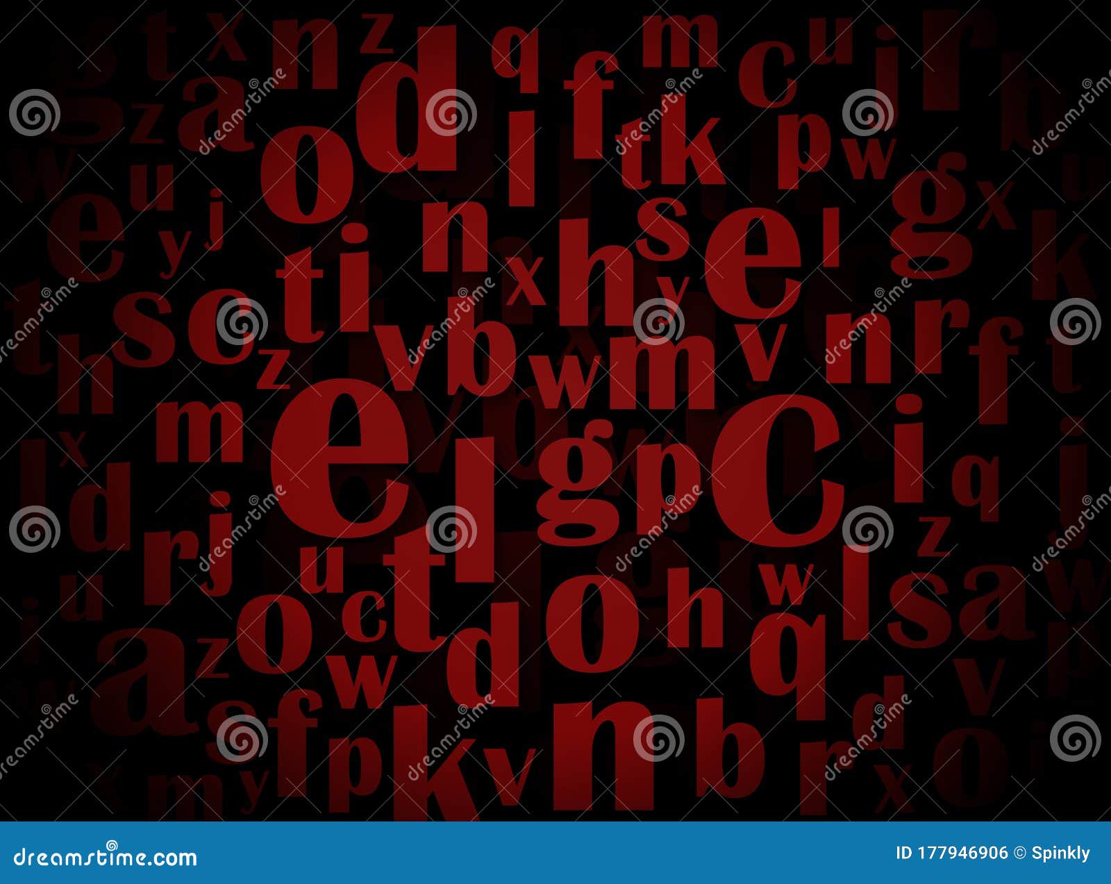 Alphabet Pattern Background Wallpaper Design Stock Illustration ...