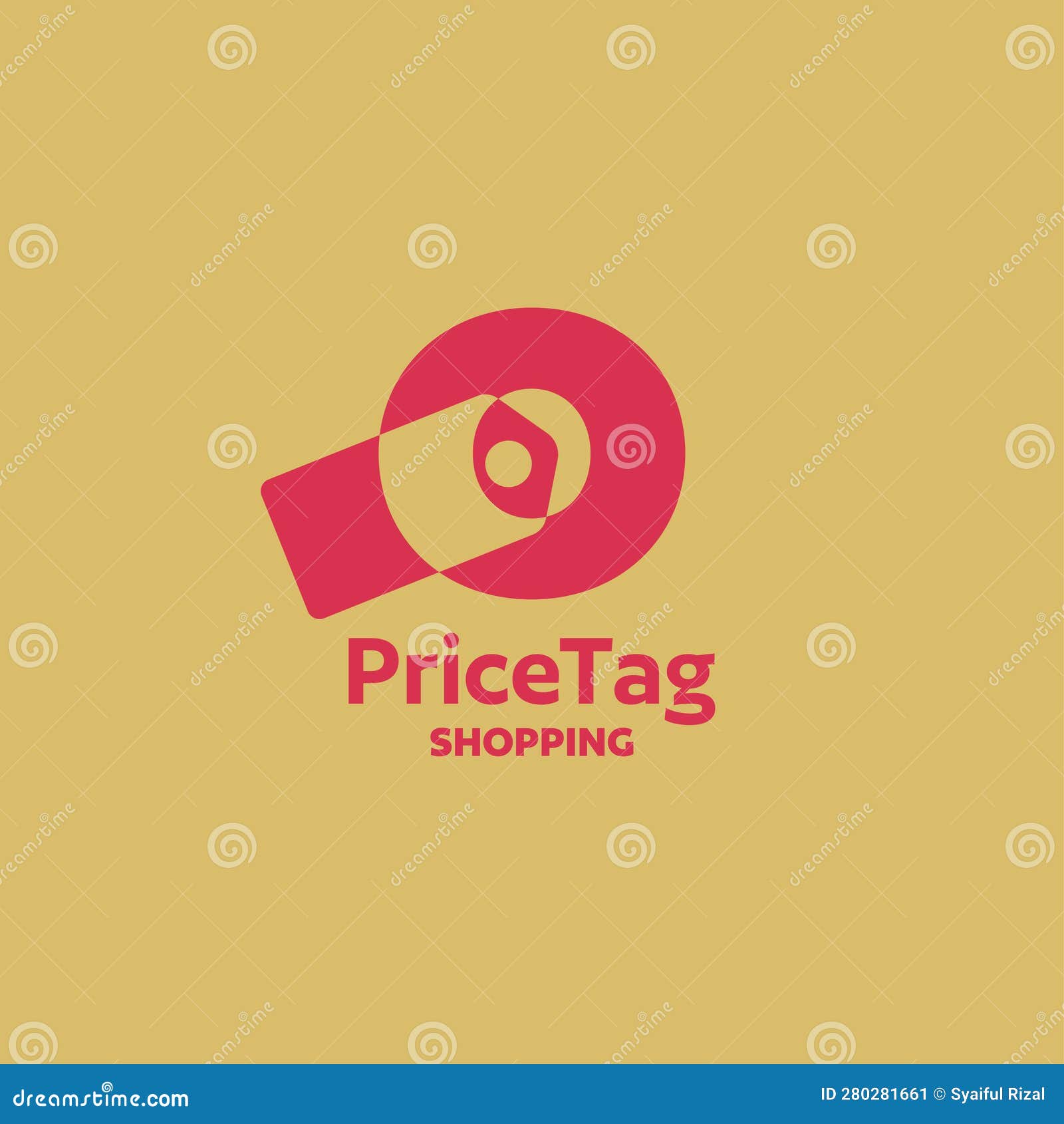 Alphabet O Price Tag Logo stock vector. Illustration of document ...