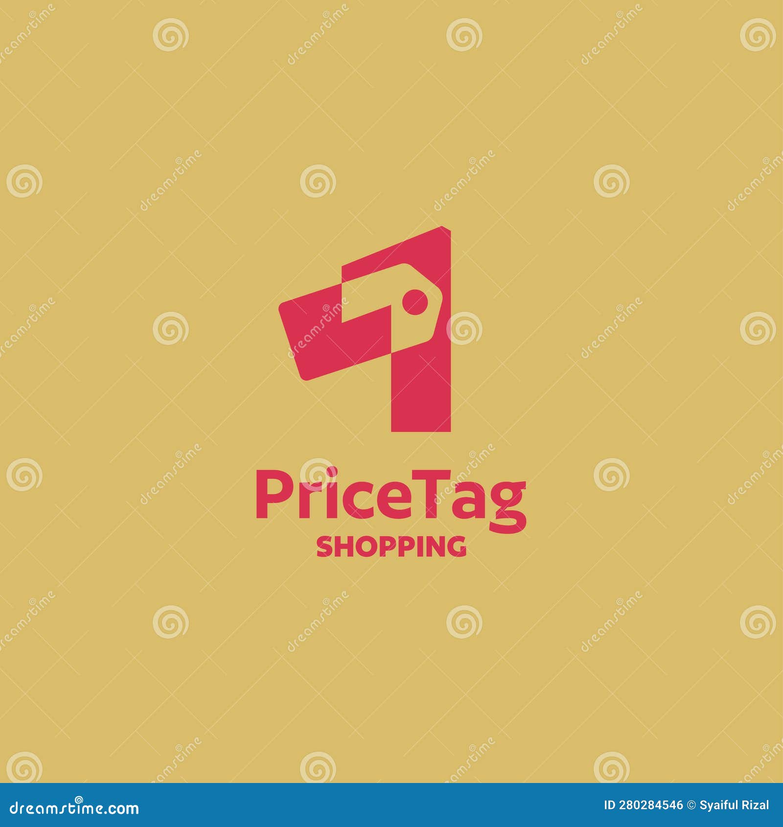 Number 1 Price Tag Logo stock illustration. Illustration of sign ...
