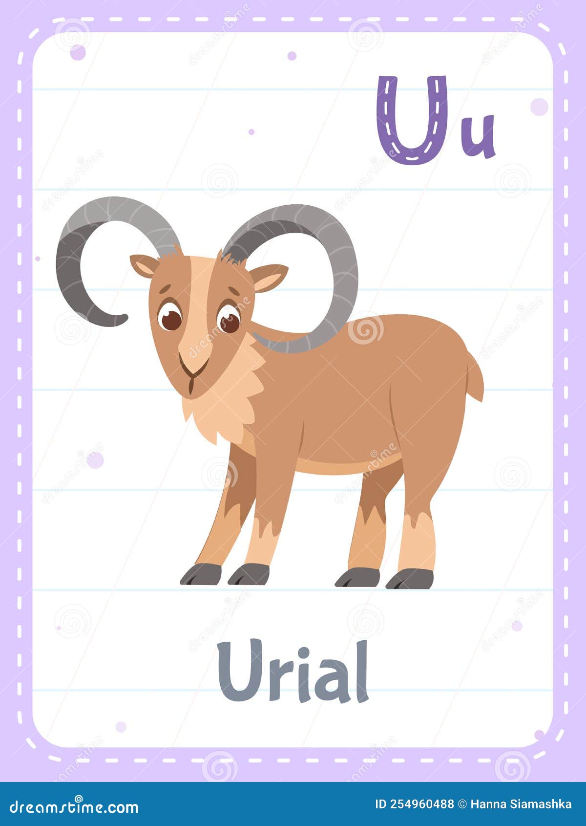 Dot To Dot Urial Animal Isolated Coloring Page Vector Illustration ... Dot To Dot Urial Animal Isolated Coloring Page Vector Illustration ...