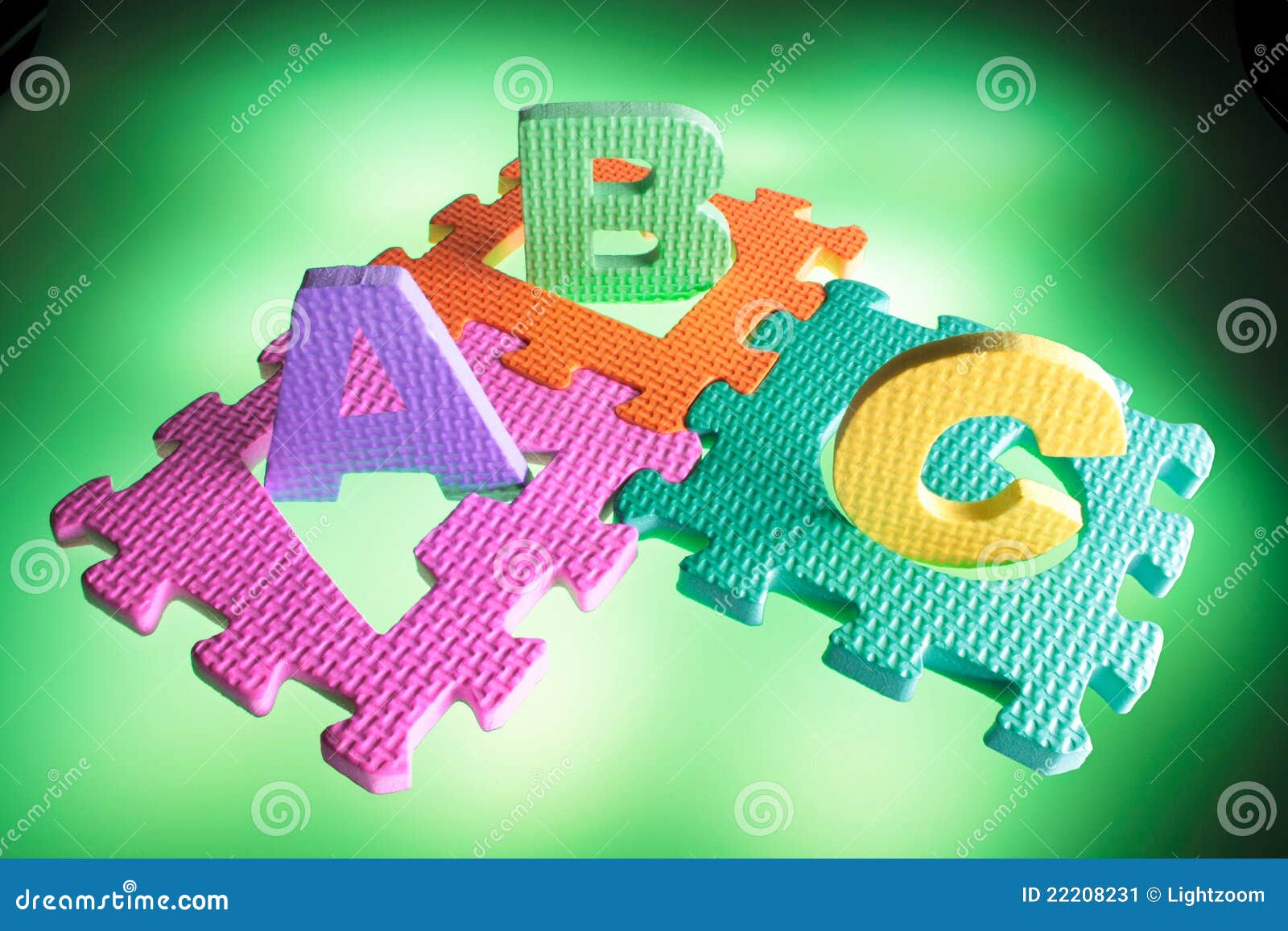 Alphabet Puzzles stock image. Image of colors, challenge - 22208231