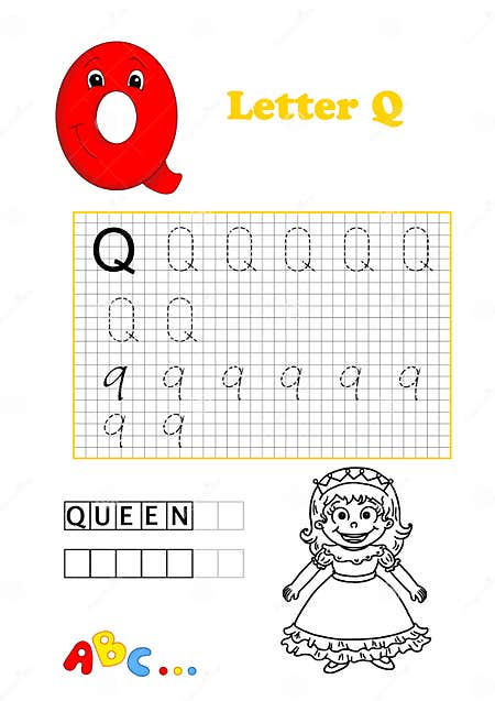 Alphabet, queen stock illustration. Illustration of person - 19453362