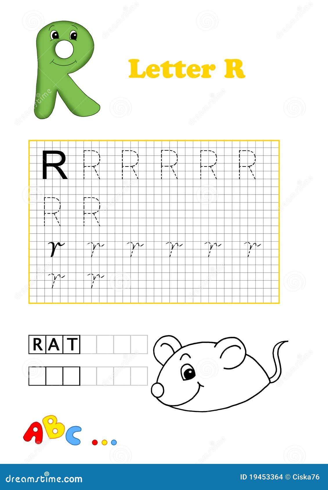 Alphabet, rat stock illustration. Illustration of school - 19453364