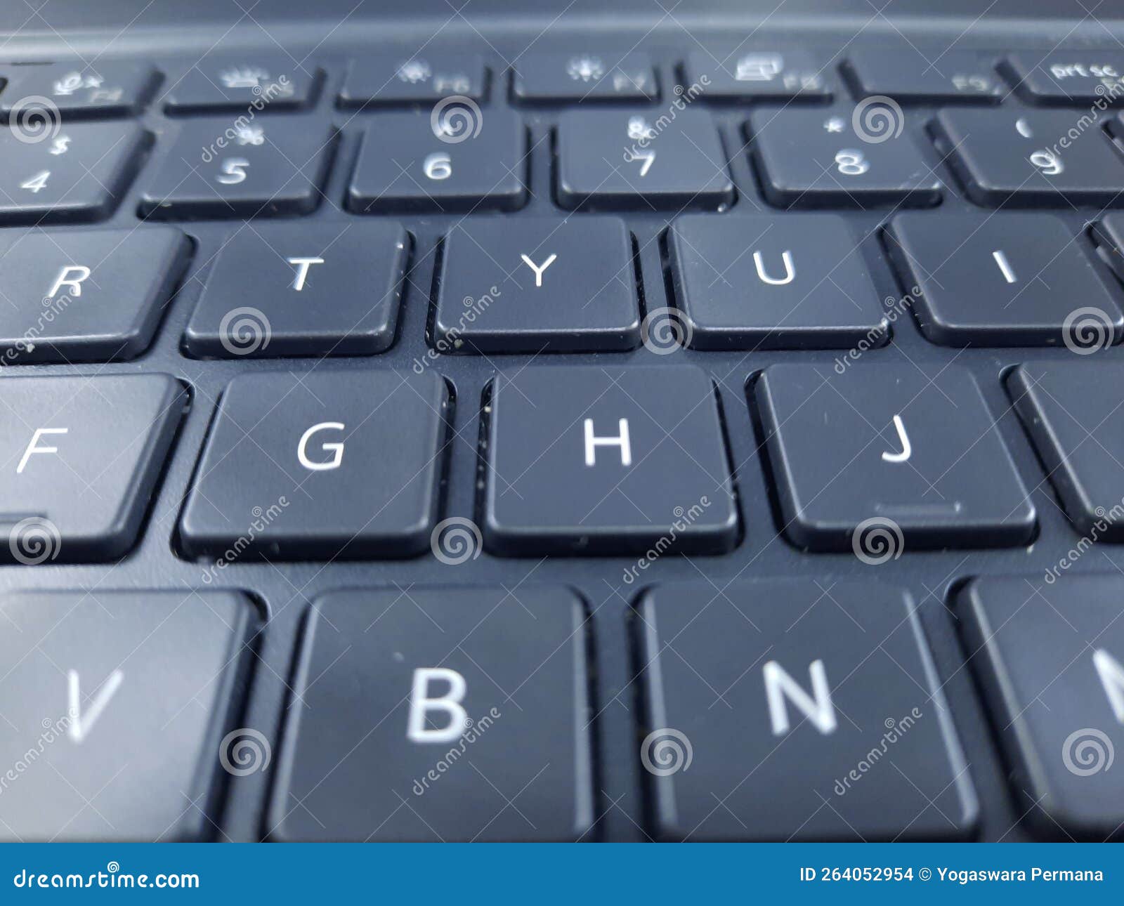 Alphabet Row on Keyboard stock photo. Image of alphabet - 264052954