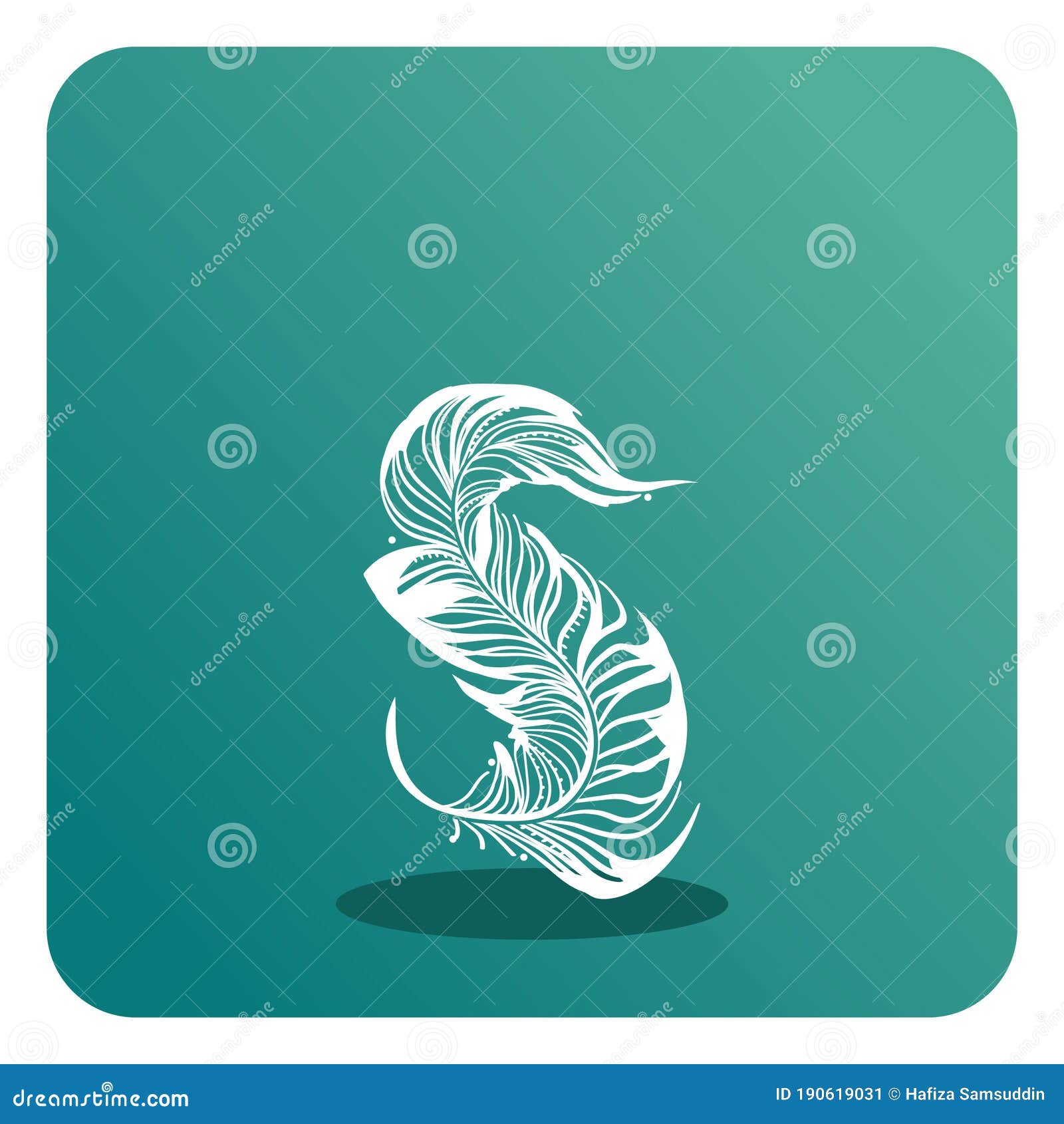 Alphabet S. Vector Illustration Decorative Design Stock Vector ...