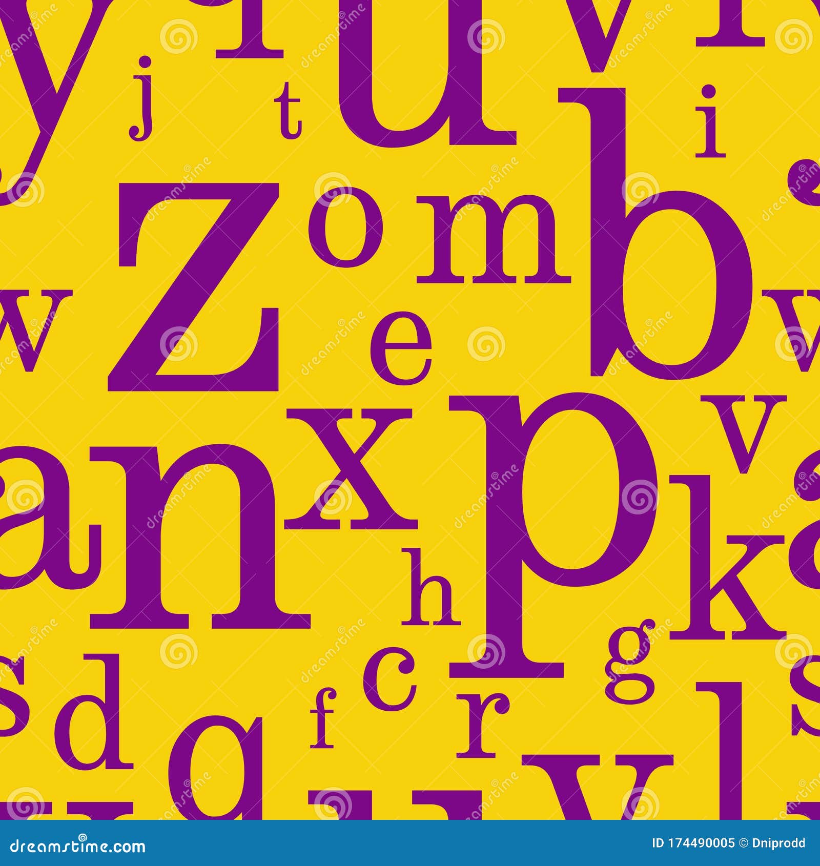 Alphabet Vector Seamless Background Stock Vector - Illustration of concept, letter: 174490005