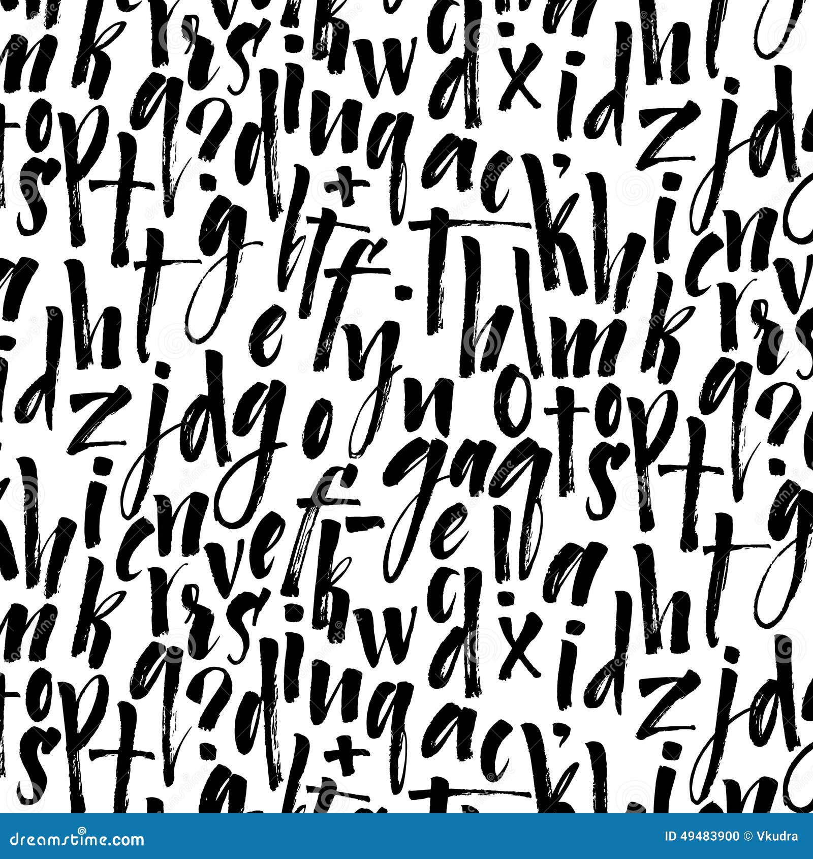 Alphabet seamless pattern stock vector. Illustration of collection ...