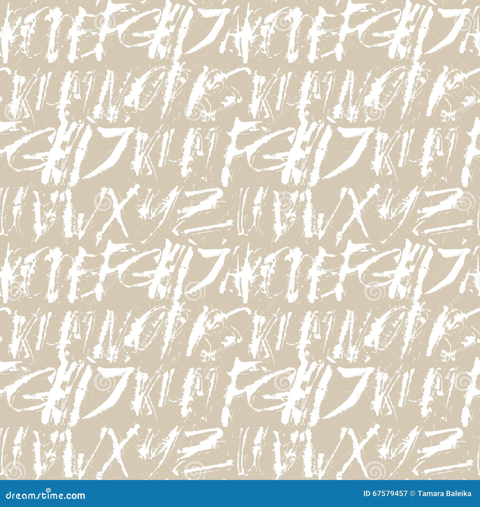 Alphabet seamless pattern. stock vector. Illustration of letter - 67579457