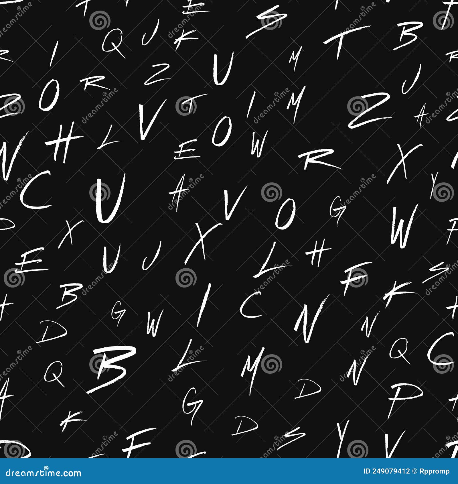 Alphabet seamless pattern stock vector. Illustration of template ...