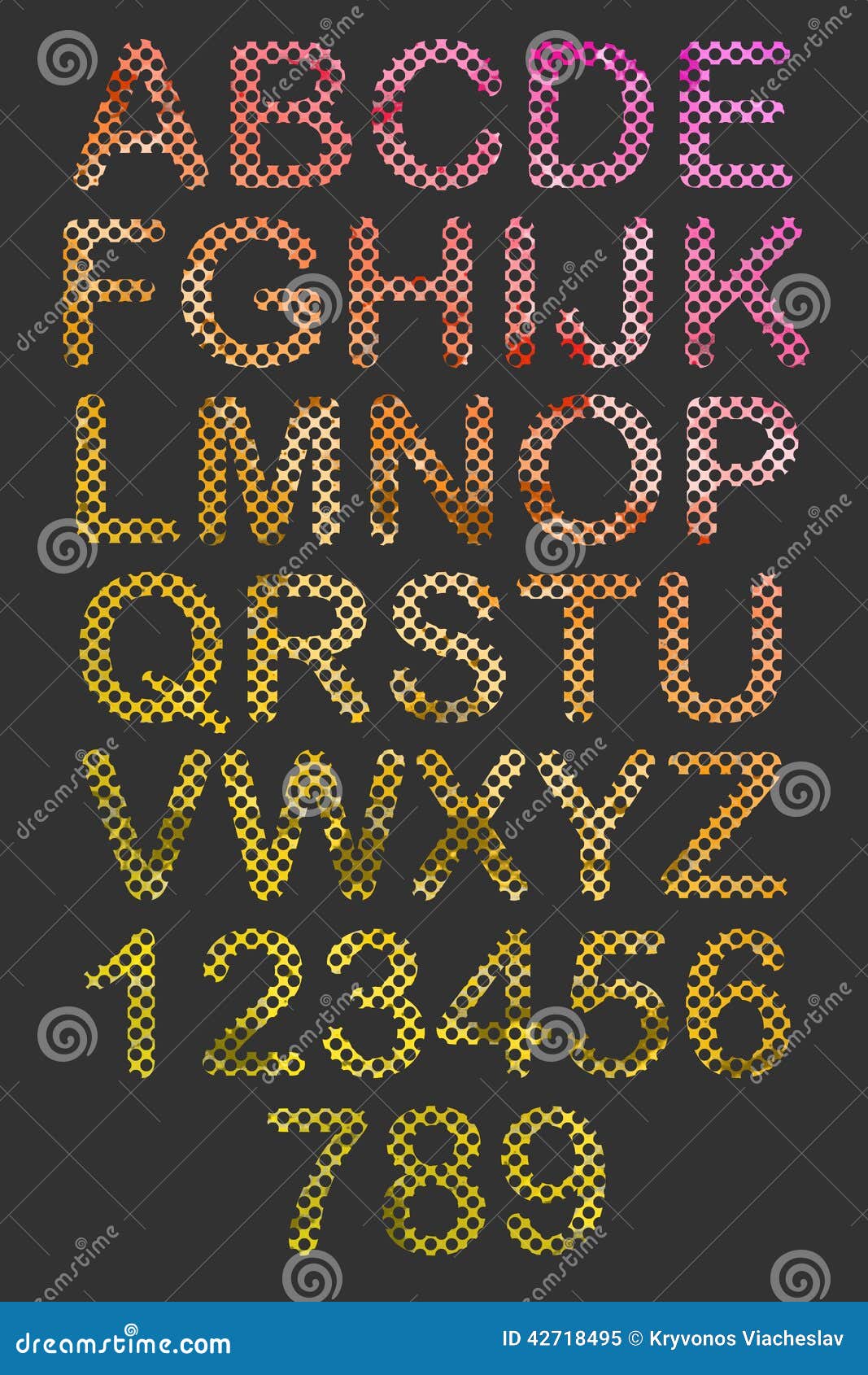 Alphabet stock illustration. Illustration of design, letters - 42718495