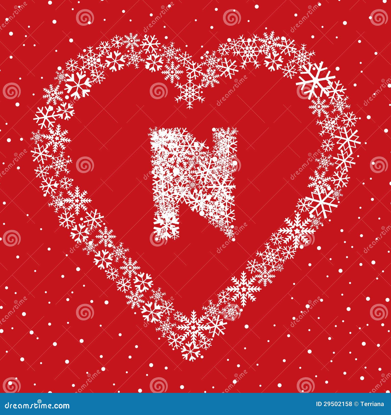 Alphabet Snow Set. Christmas and New Year Abc. Stock Vector ...