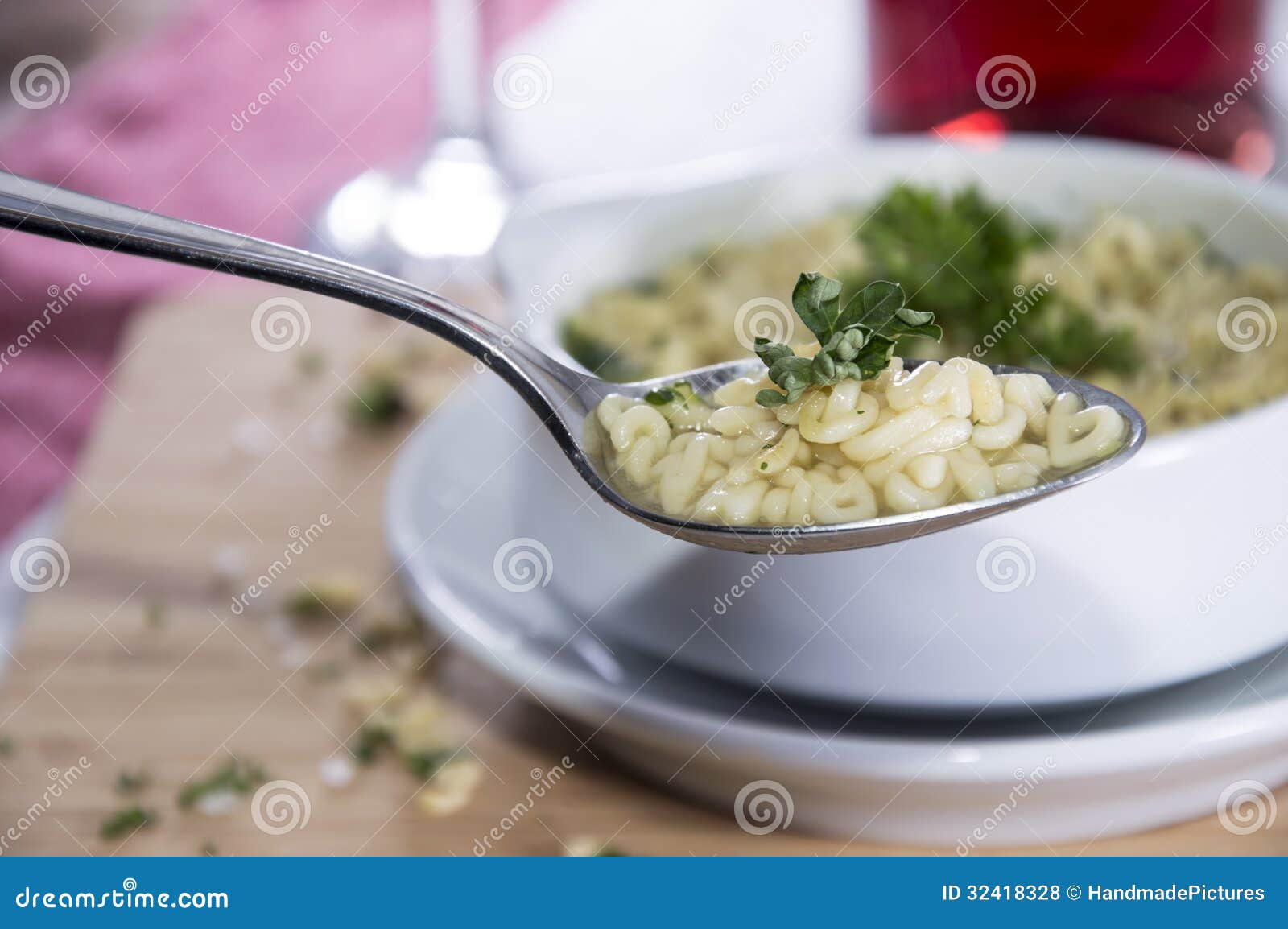 Alphabet Soup in a bowl stock photo. Image of starter - 32418328