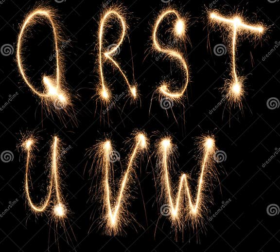 Alphabet sparkler stock illustration. Illustration of christcross - 1459180