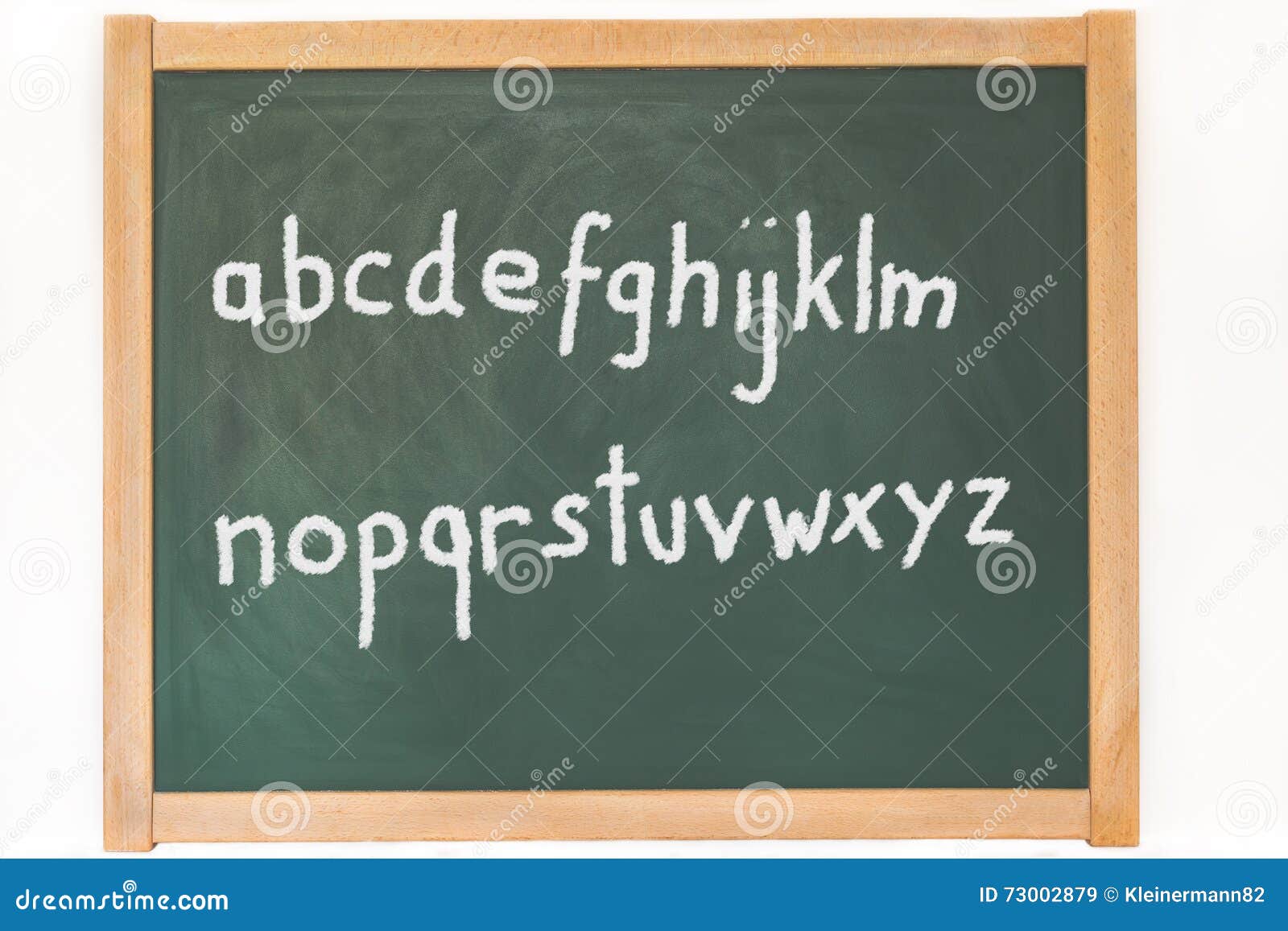 Alphabet Stands on a Blackboard Stock Image - Image of letter, frame ...
