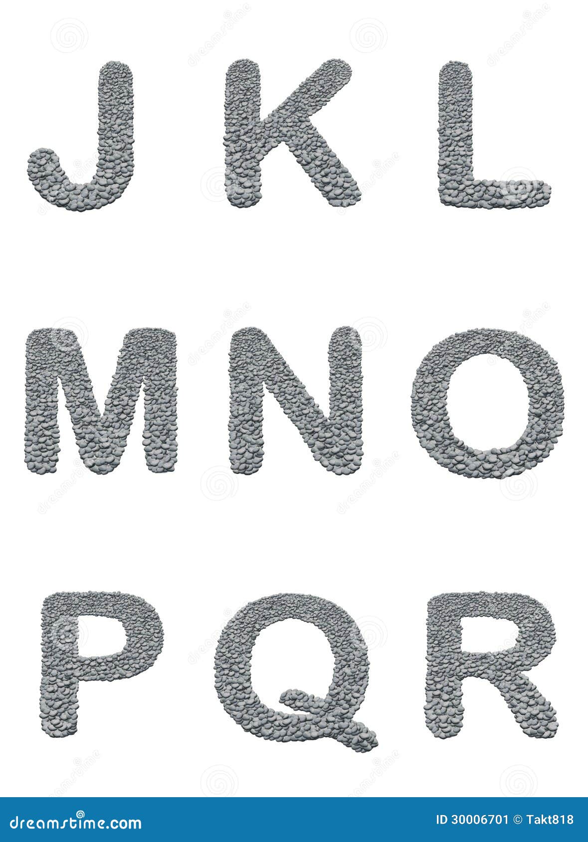 Alphabet With Stone Texture On White Royalty-Free Stock Photography ...