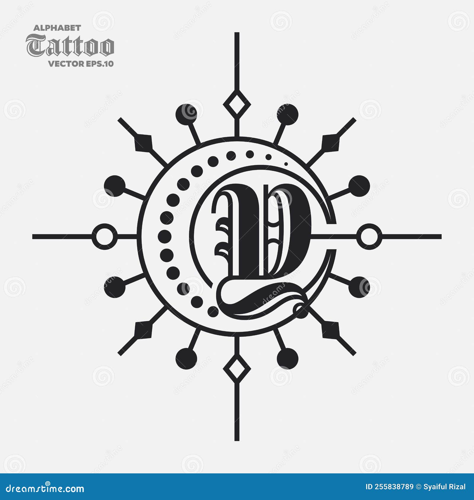 Alphabet Tattoo Logo Y stock vector. Illustration of alphabet - 255838789
