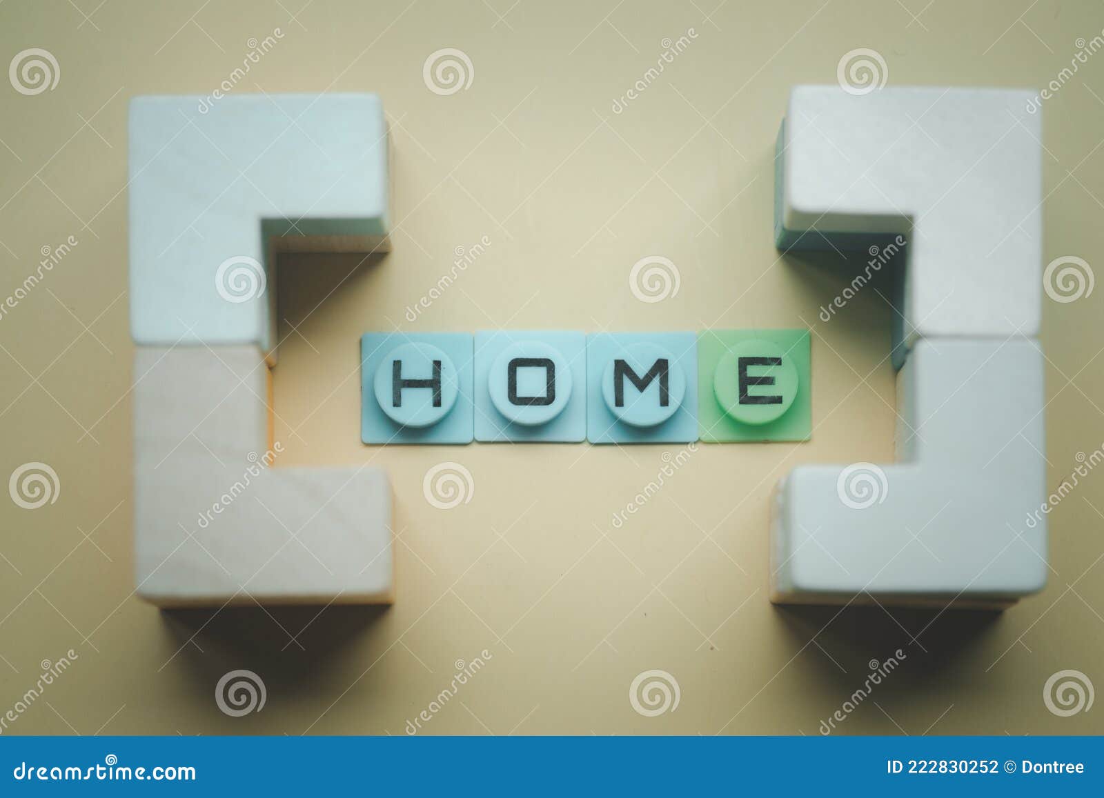 Alphabet with text HOME stock photo. Image of letter - 222830252