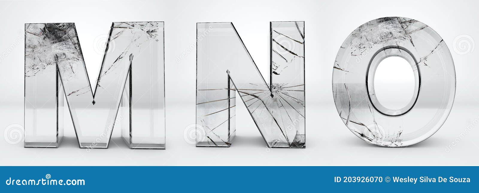 Transparent Letters Alphabet. White And Color Transparent Alphabet On ...