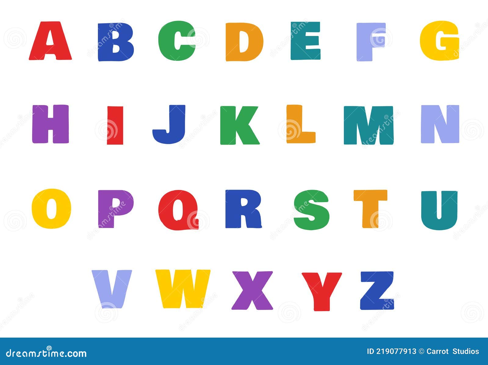 Alphabet Vector ABCD Vector Illustration Stock Vector - Illustration of ...