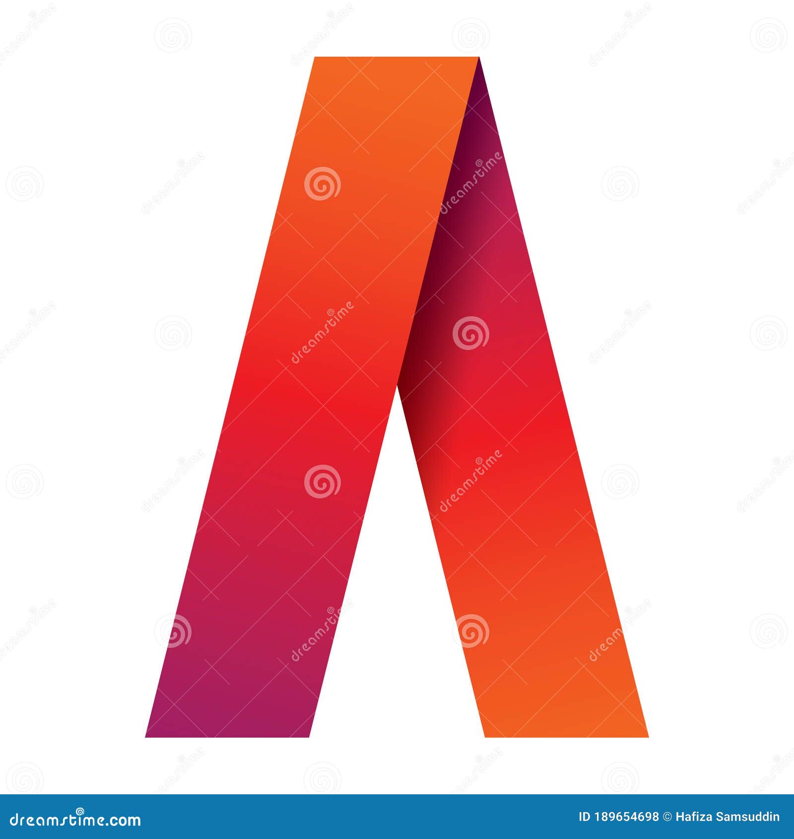 Alphabet a. Vector Illustration Decorative Design Stock Vector ...