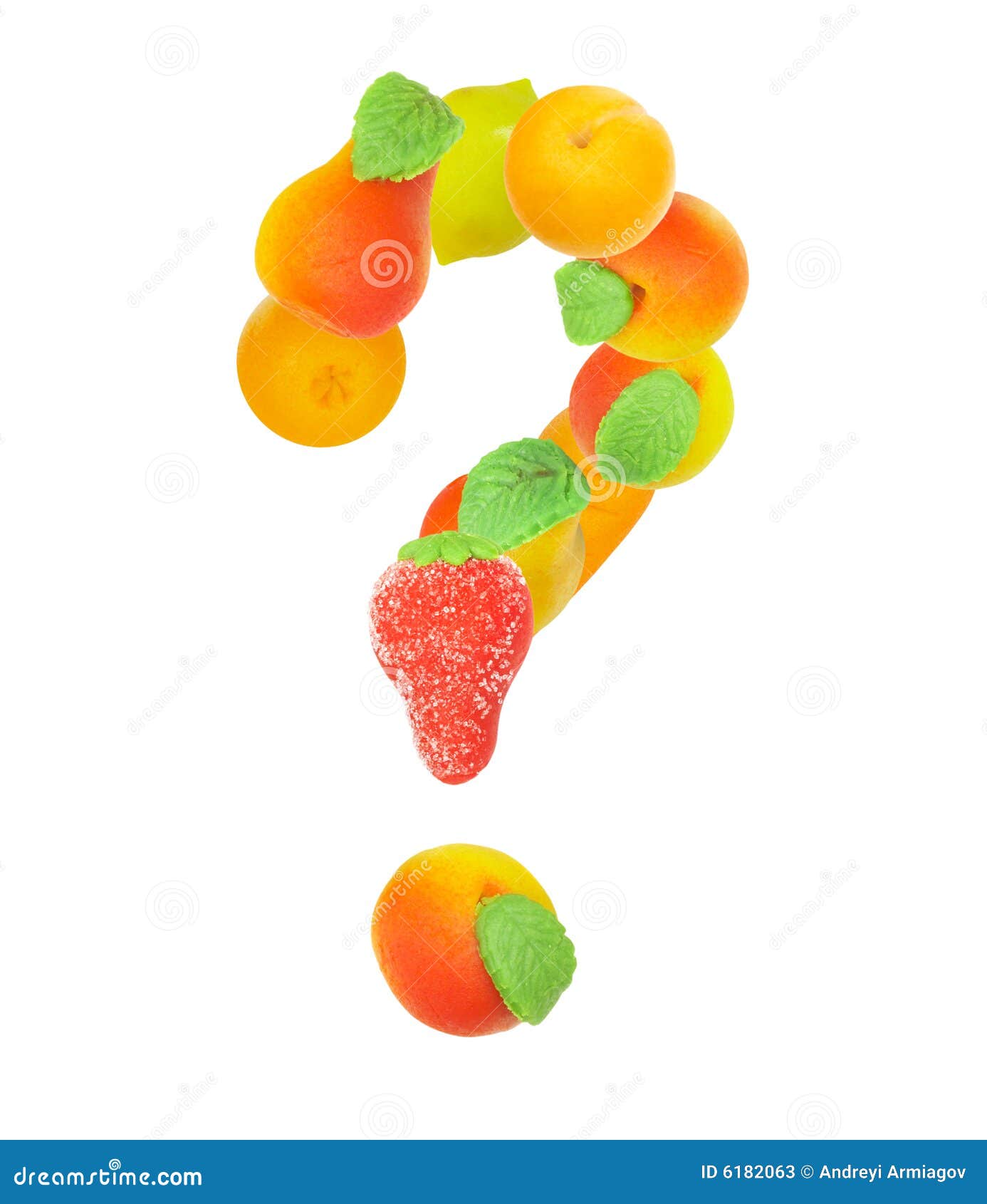 Alphabet Von Der Frucht, Das Zeichen -? Stockbild - Bild von frucht ...