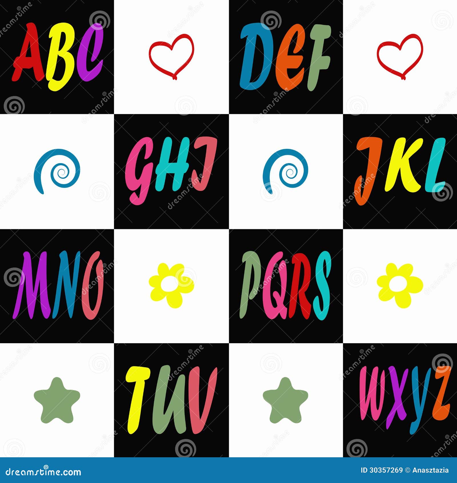 Alphabet stock illustration. Illustration of decorative - 30357269