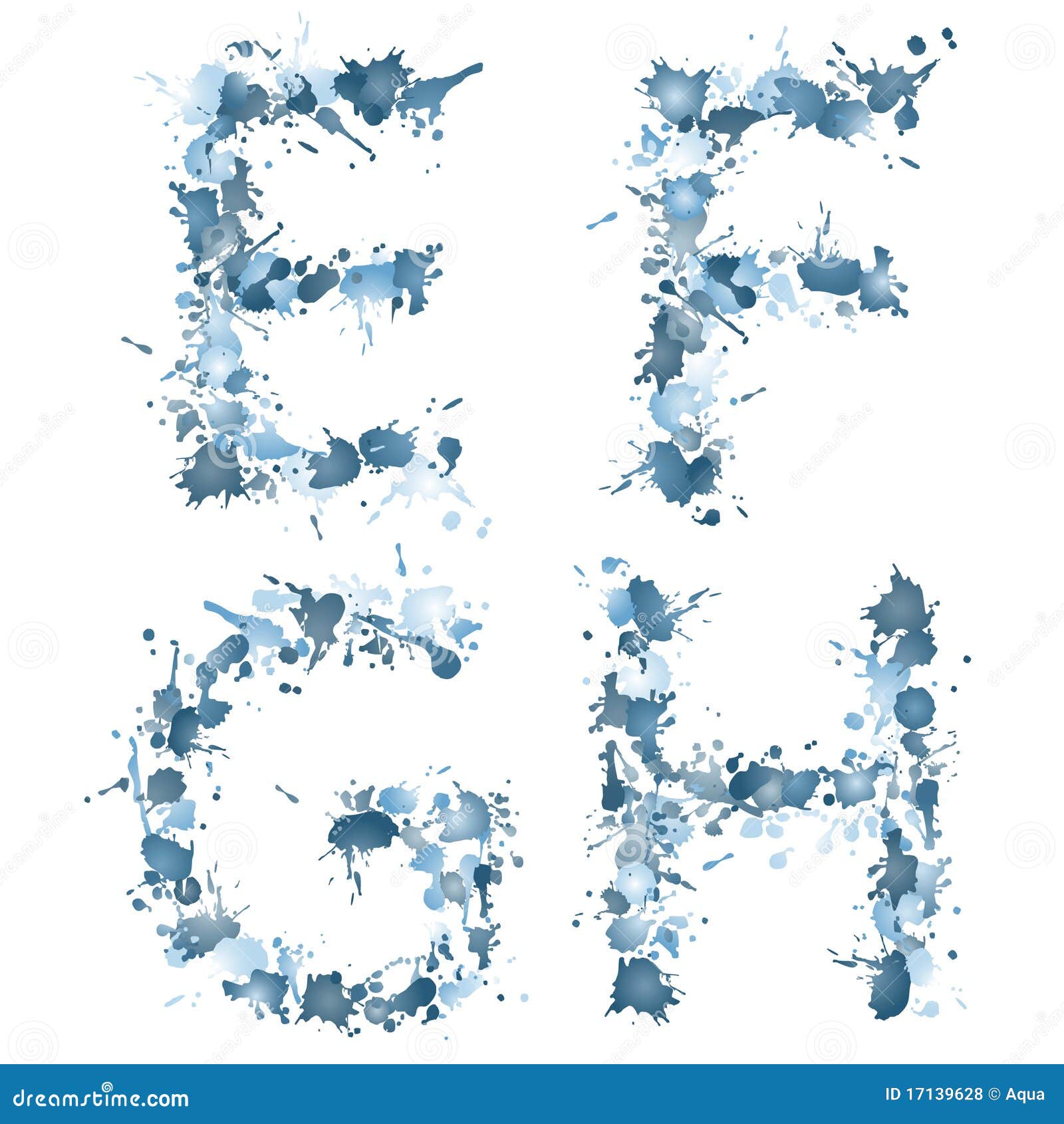 Letter EFGH Logo Dental. EFGH Dental Logo Template Vector Illustration ...