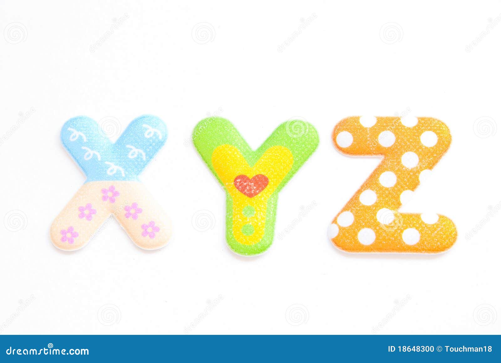Alphabet on White Background Stock Photo - Image of childhood, reading ...