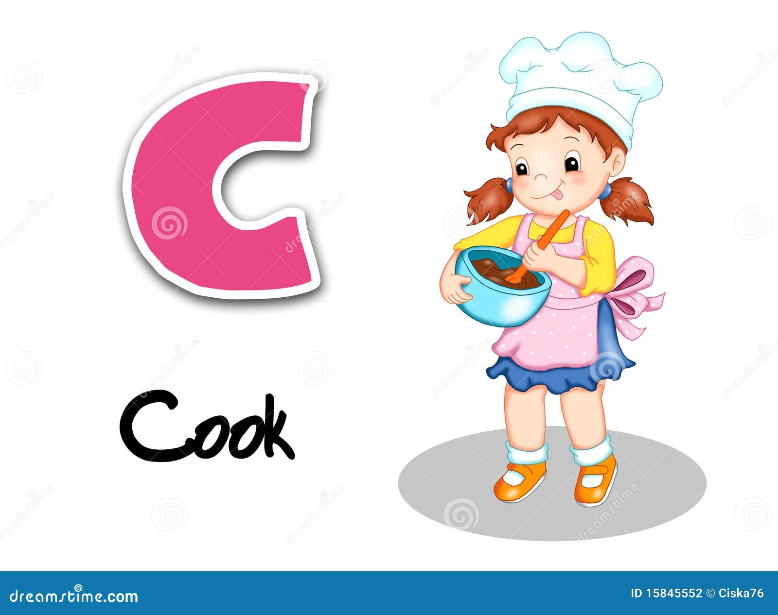 Alphabet Workers Cook Stock Illustrations – 2 Alphabet Workers Cook ...
