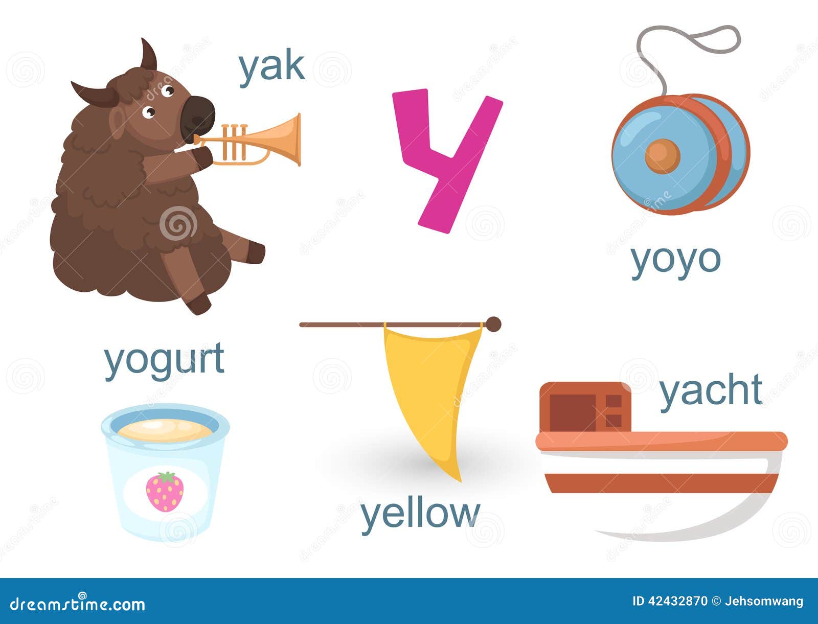 Alphabet Y stock vector. Illustration of type, artistic - 42432870