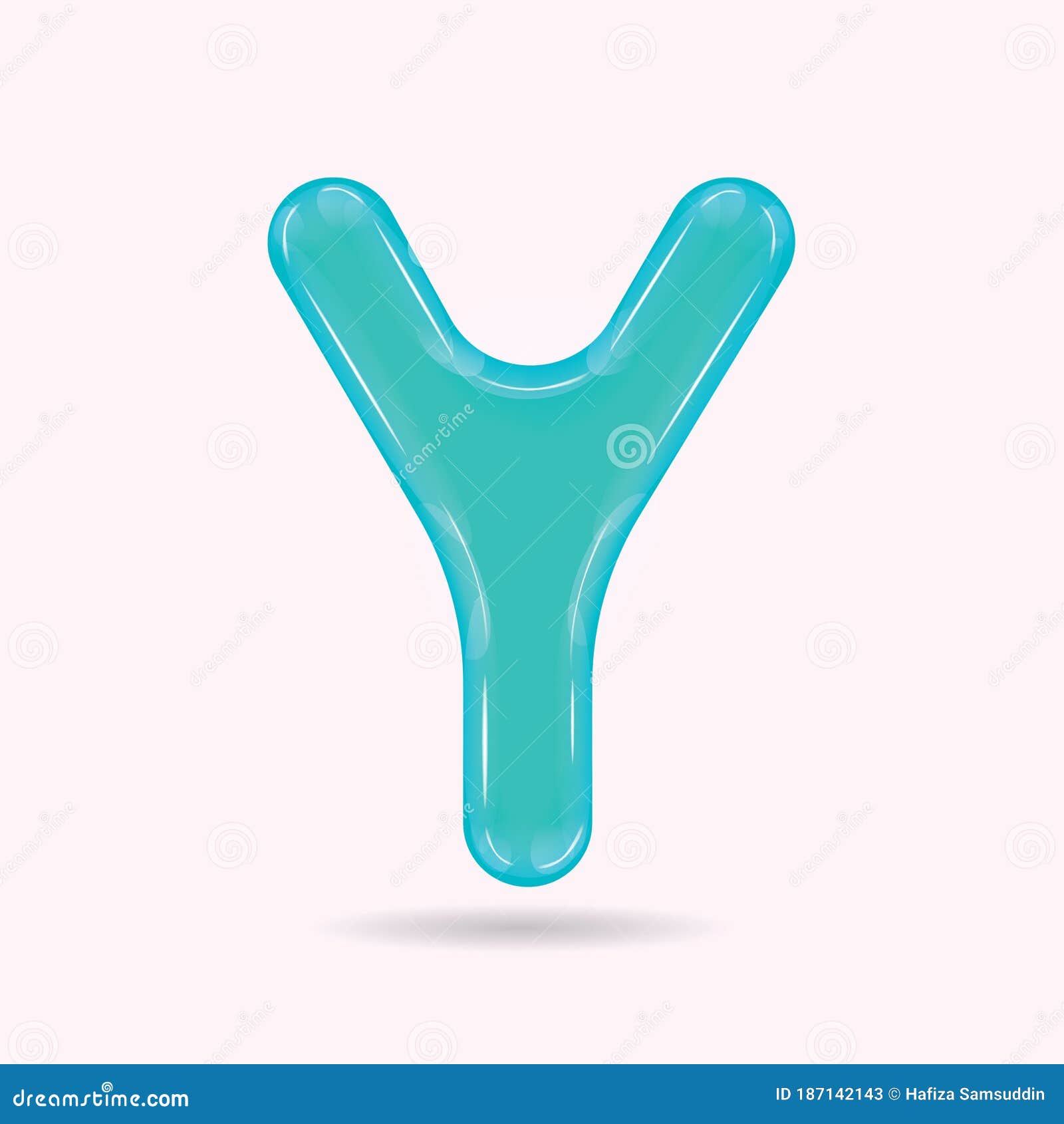 Alphabet Y. Vector Illustration Decorative Design Stock Vector ...