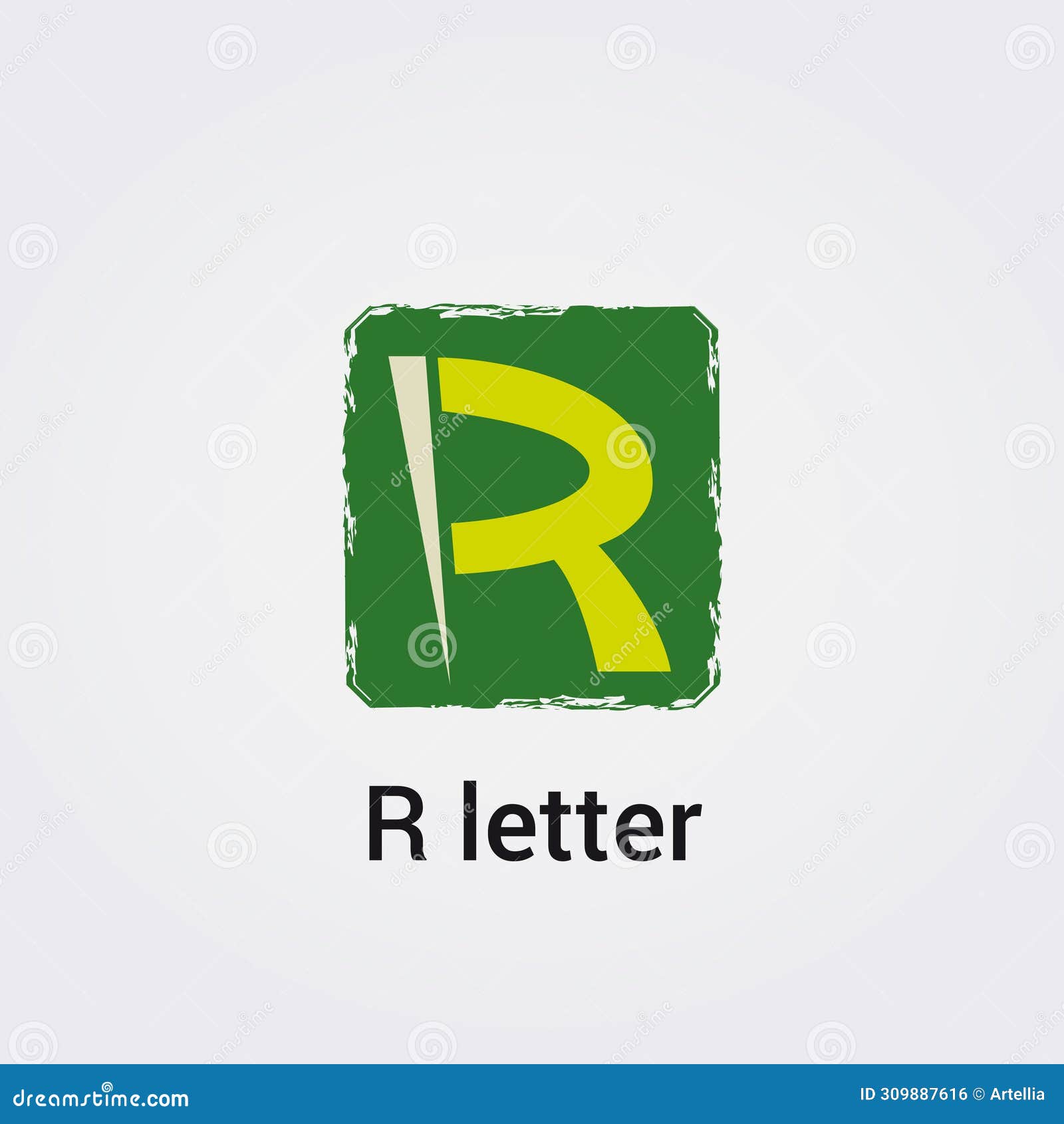 R Letter Icon Design Isolated Logo Brand Corporate Identity Various ...