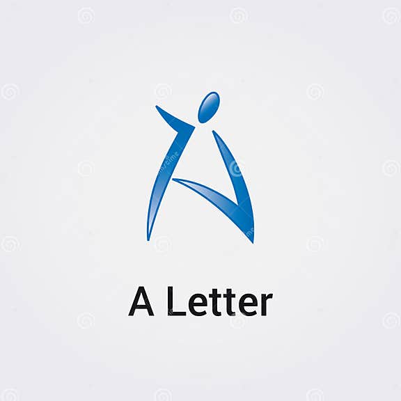 A Letter Icon Design Single Logo Design Corporate Identity Colors ...