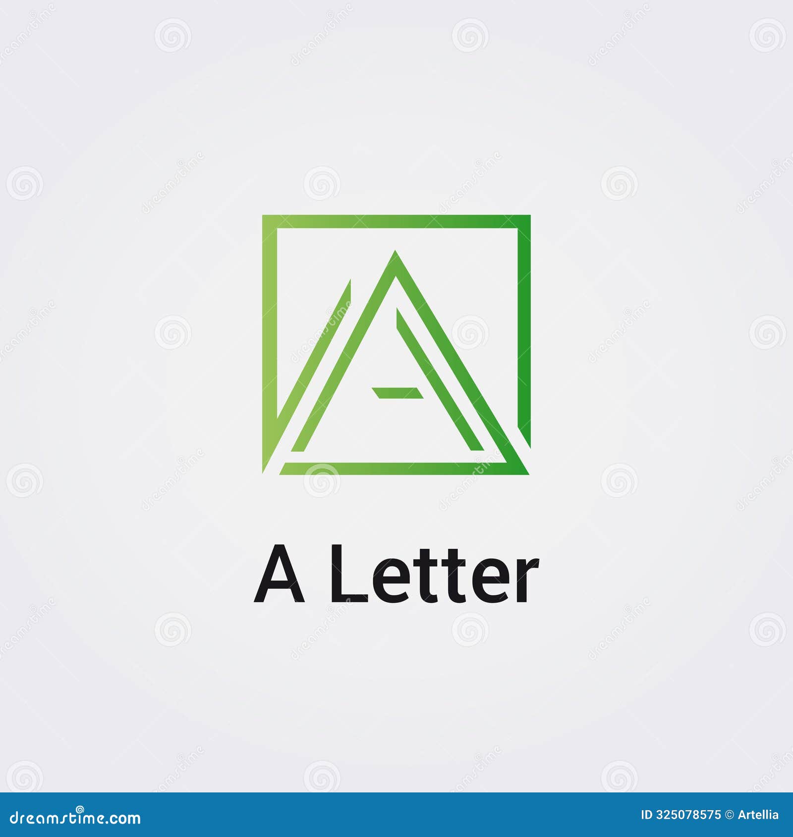A Letter Icon Design Single Logo Design Corporate Identity Colors ...