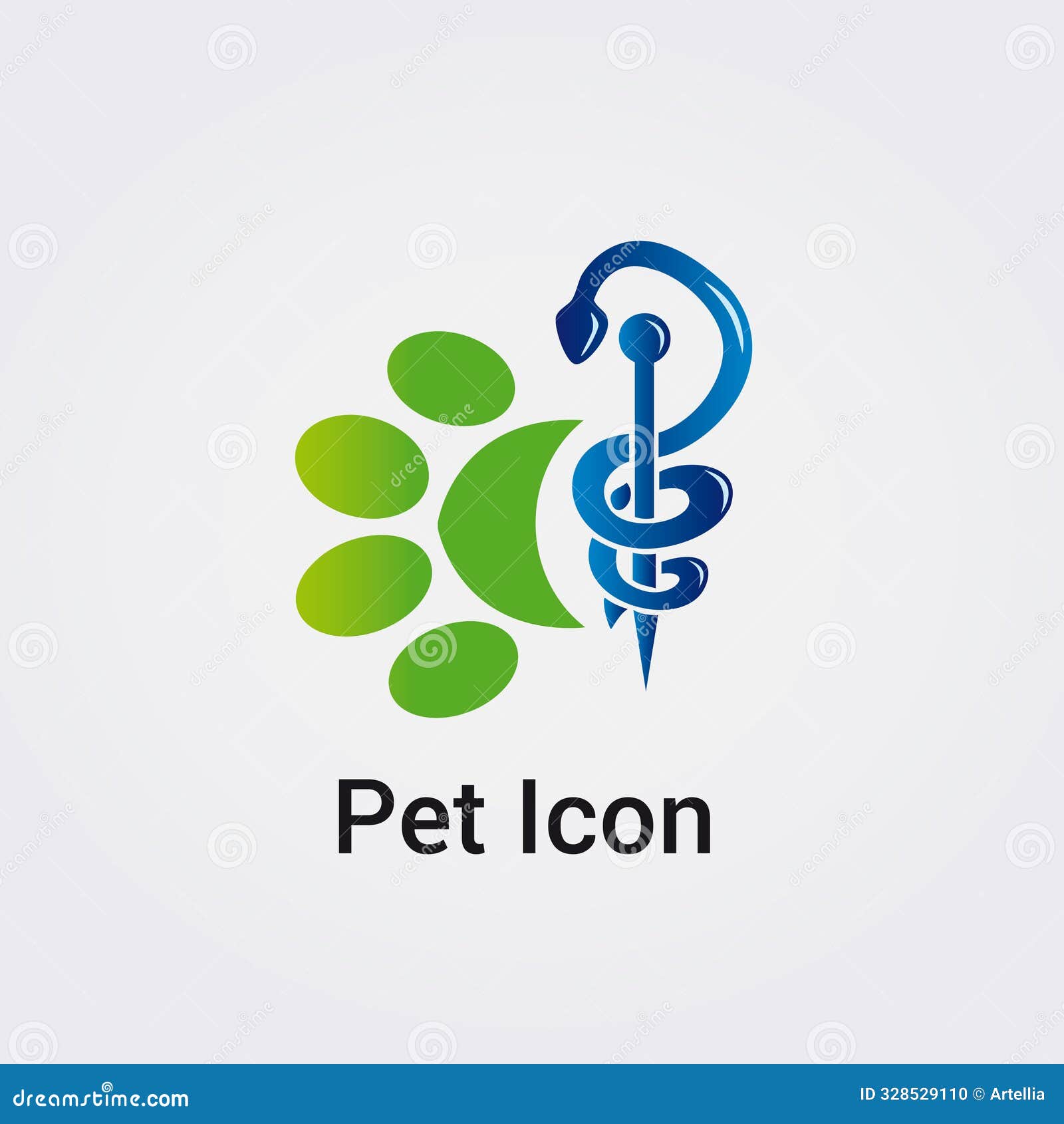 Pet Insurance Care Icon, Logo for Business Animal Health, Veterinary ...