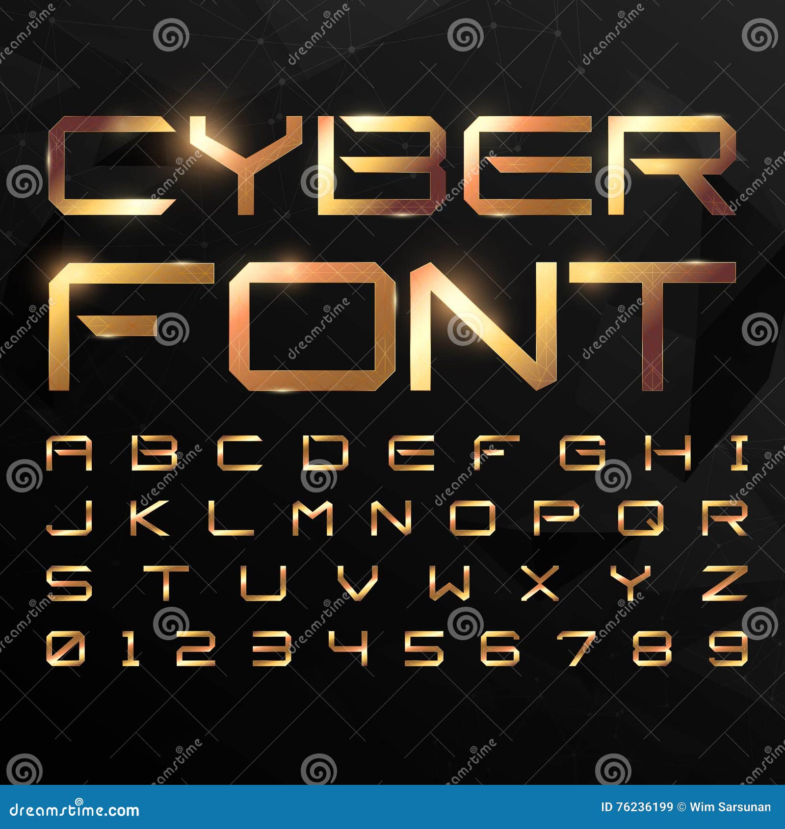 Alphabetic Fonts Capital Letter A To Z Vector Illustration ...