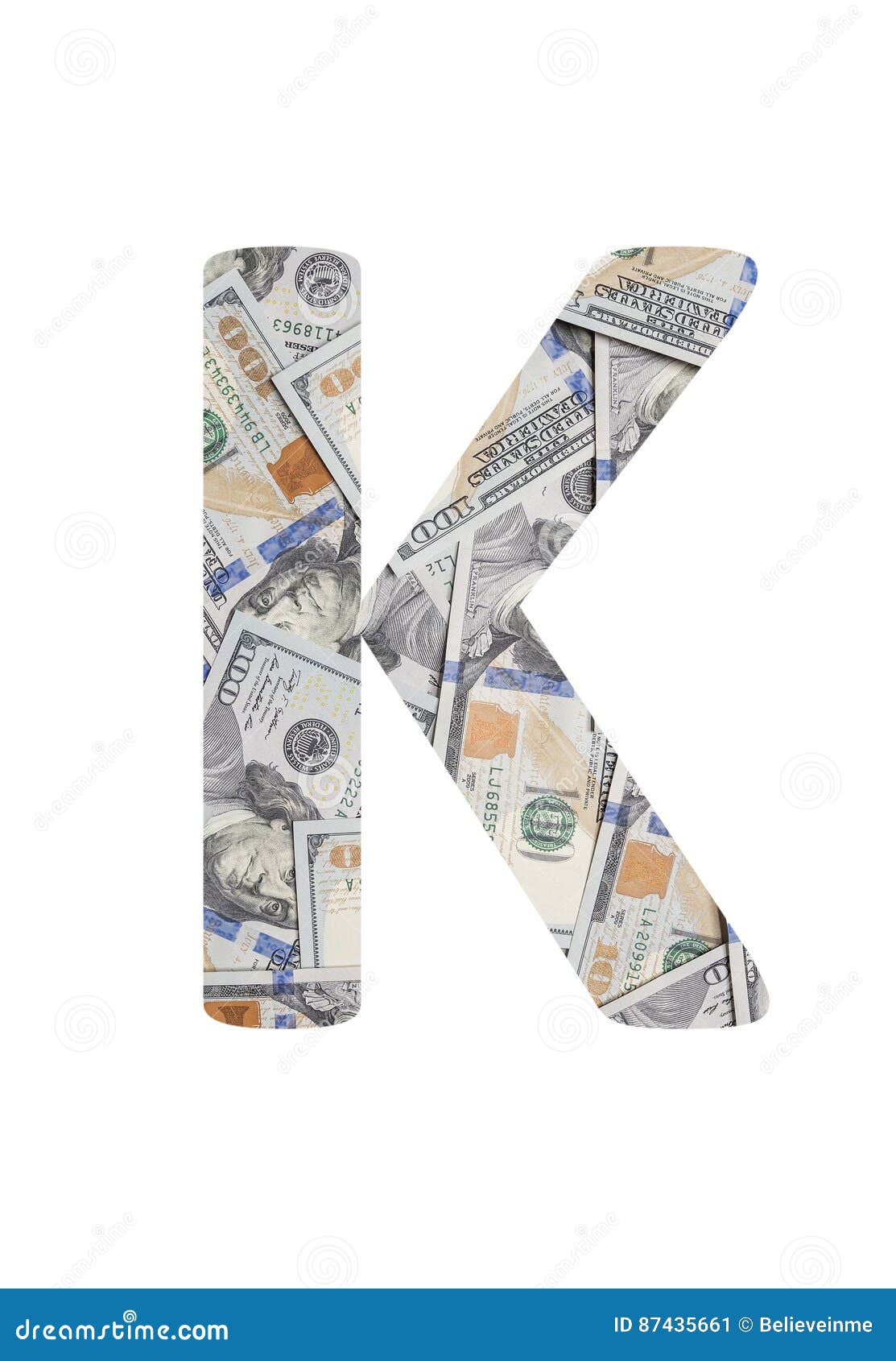 Alphabetic letter K. stock image. Image of decorative - 87435661