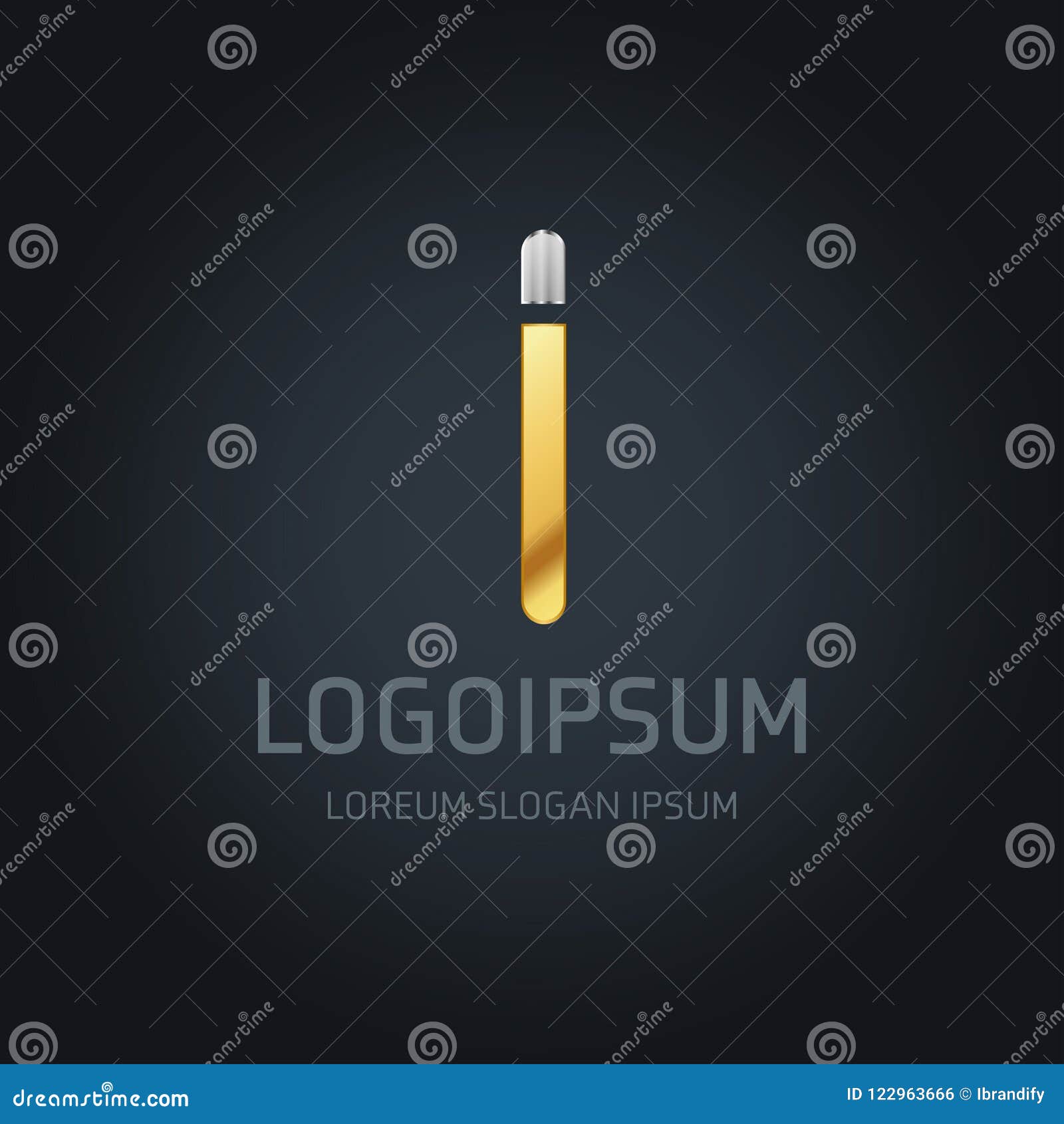 Alphabetic Logo Design with Elegent Design and Typography Vector Stock ...