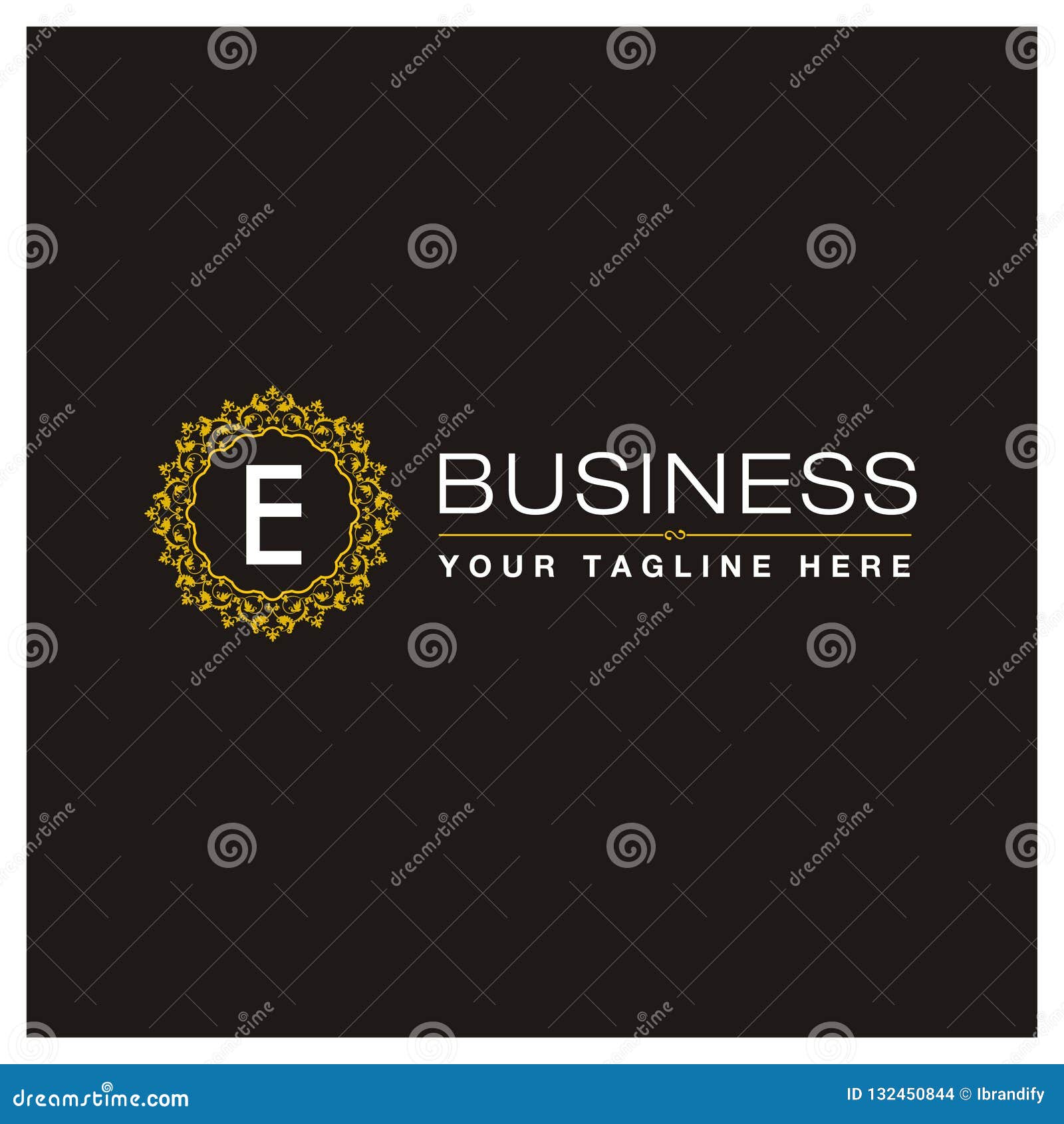 Alphabetic Logo Design with Elegent Design and Typography Vector Stock ...